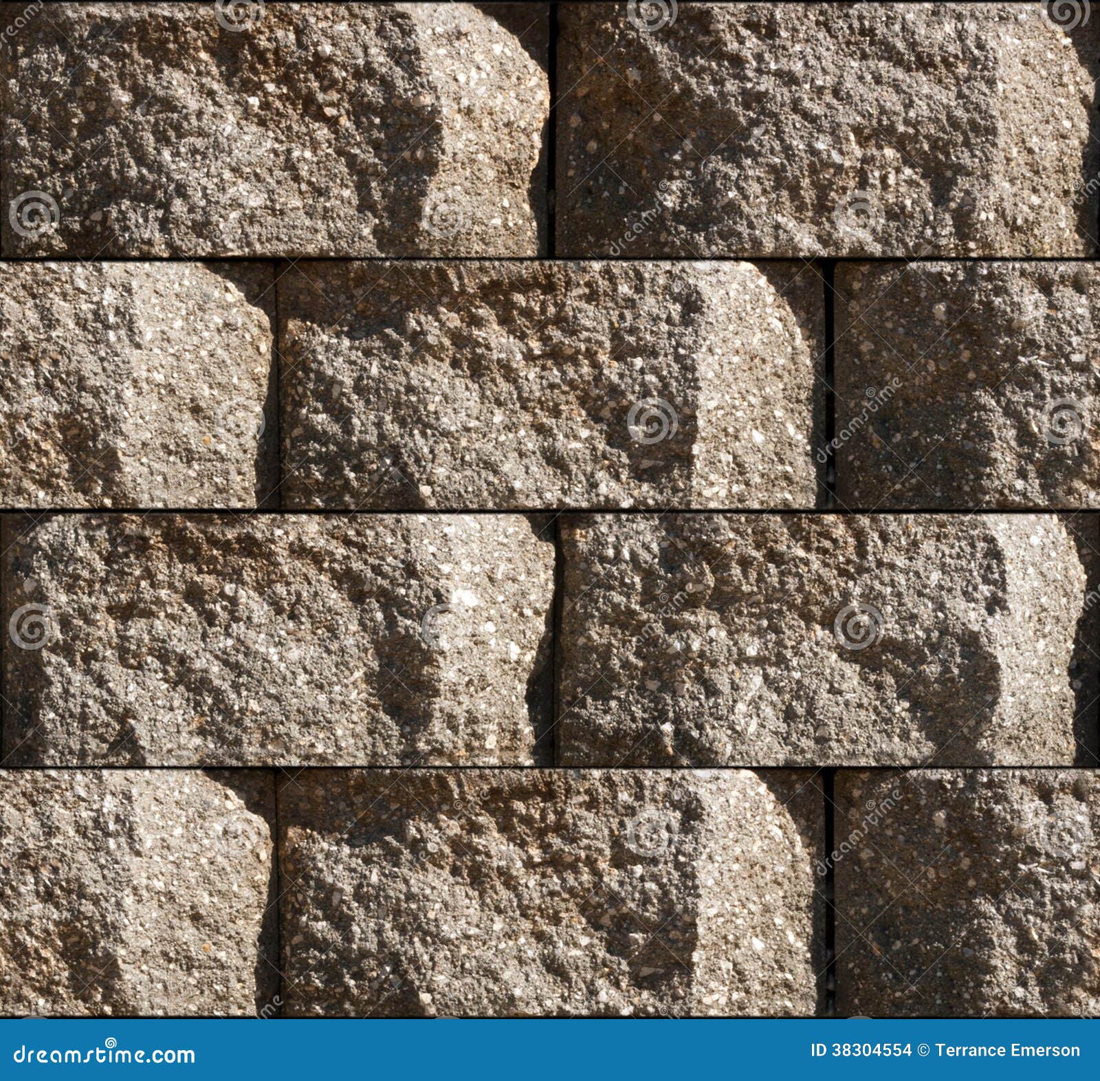 Seamless Cinder Block Background Tile Stock Photography | CartoonDealer ...