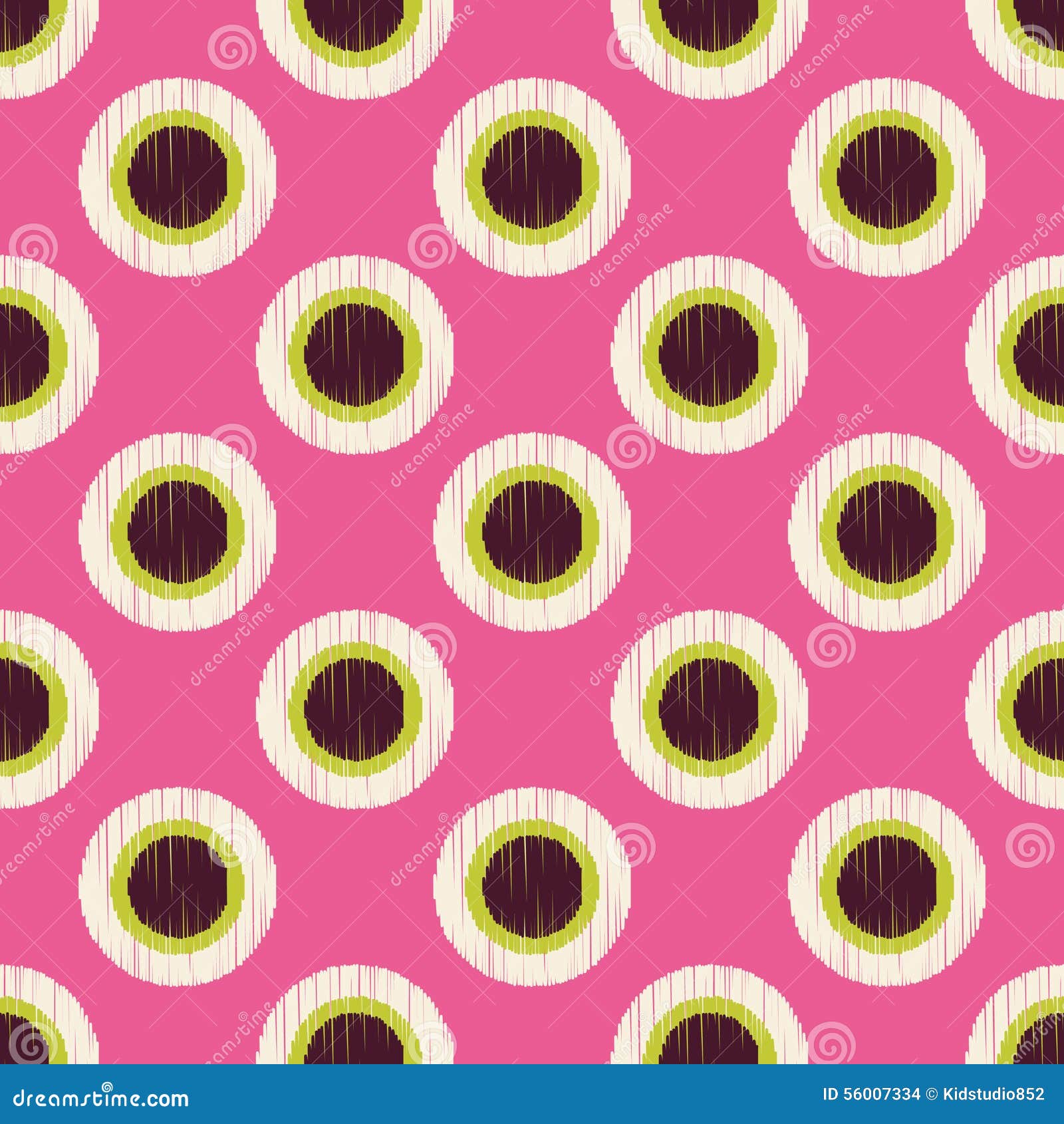 Seamless Circle Dots Background Pattern Stock Vector - Illustration of ...