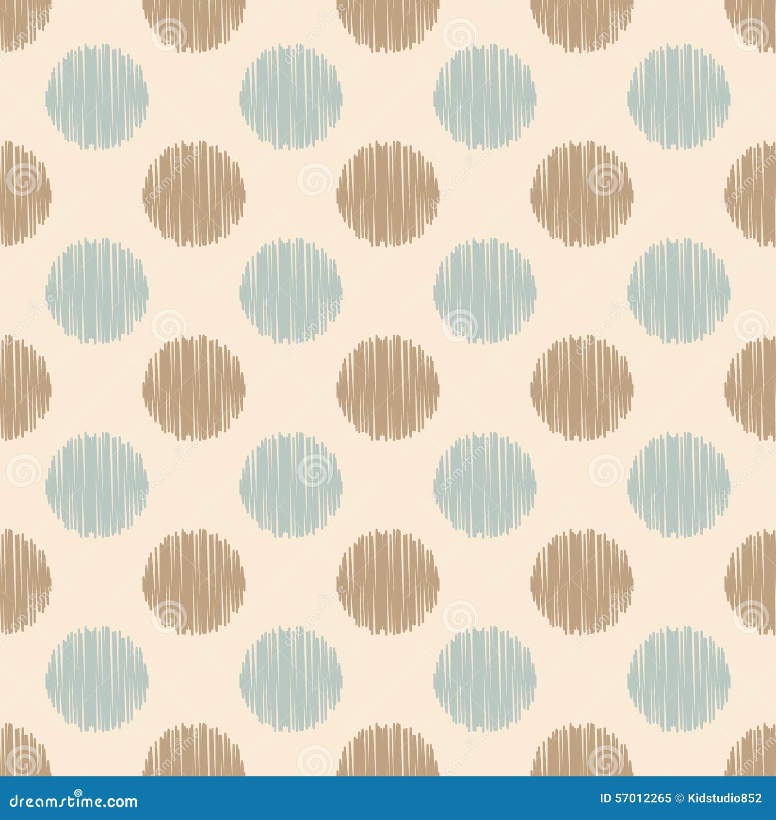 Seamless Circle Dots Pattern Stock Vector - Illustration of drawing ...