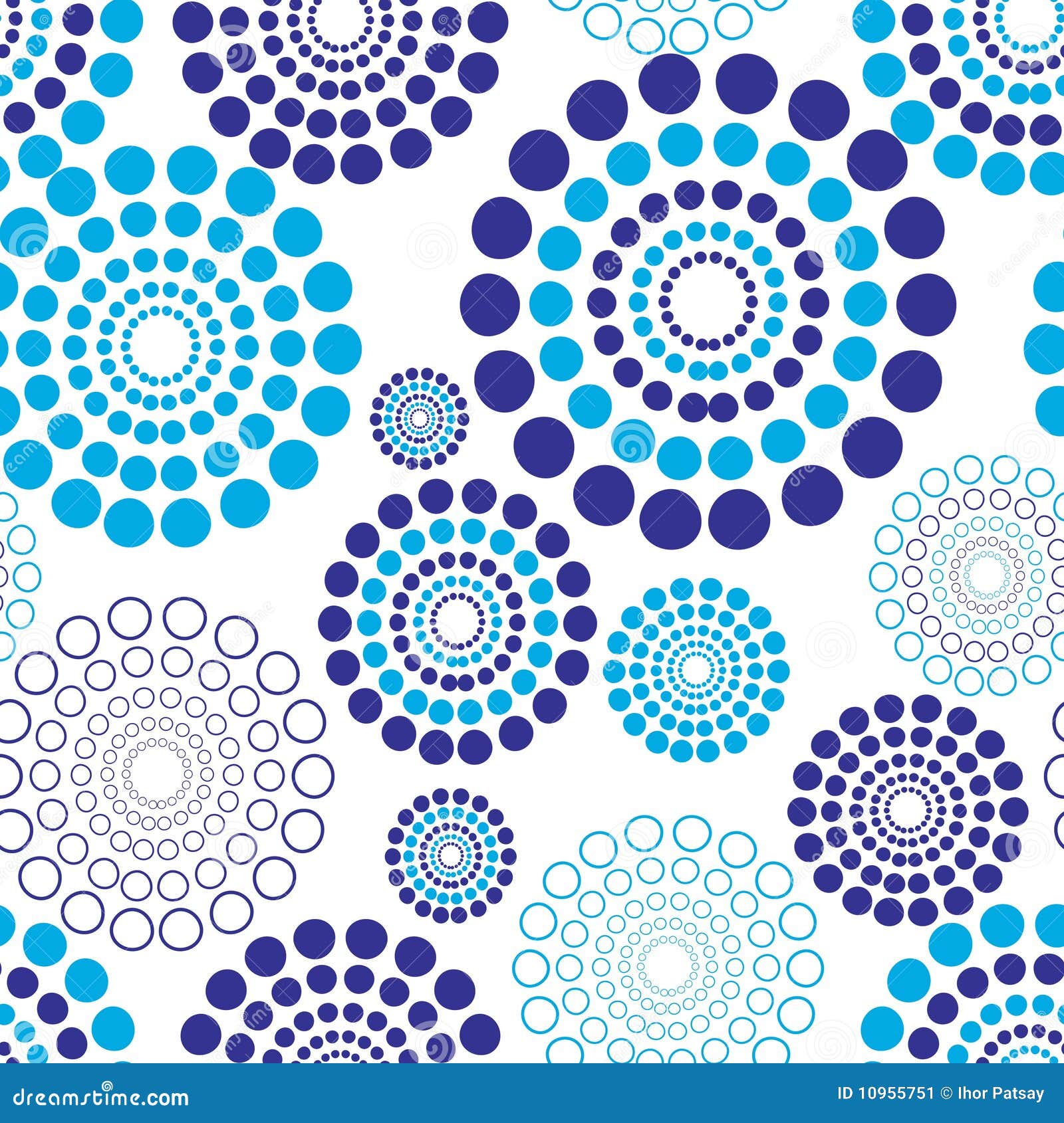 Seamless circle pattern stock vector. Illustration of modern - 10955751