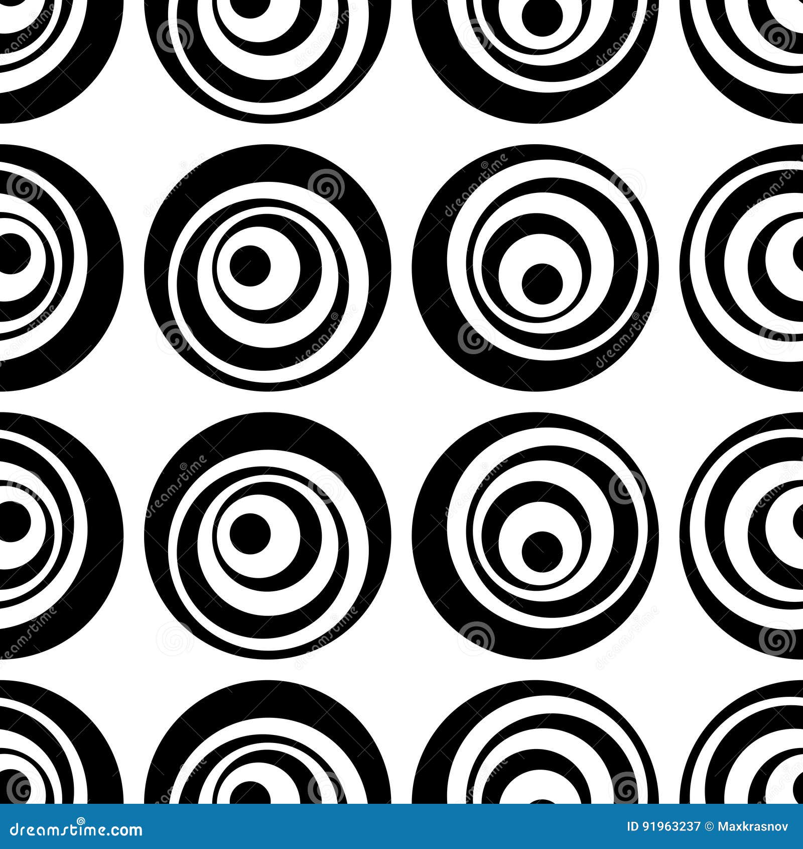 Circle Pattern. Modern Stylish Texture. Cartoon Vector | CartoonDealer ...