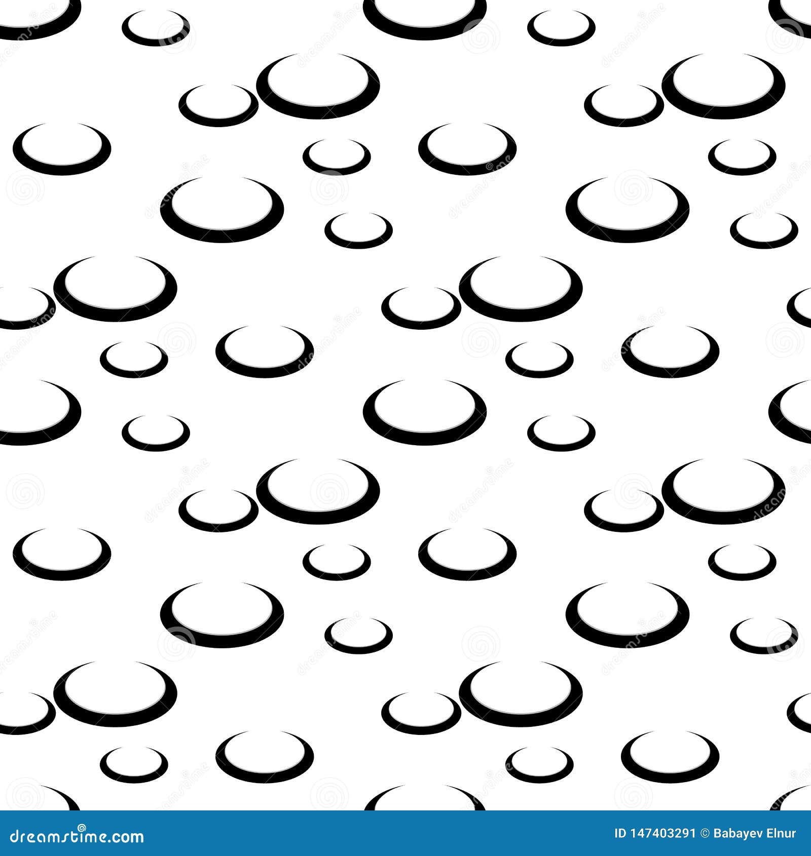 Seamless Circle Pattern. Abstract Vector Minimal Background ...