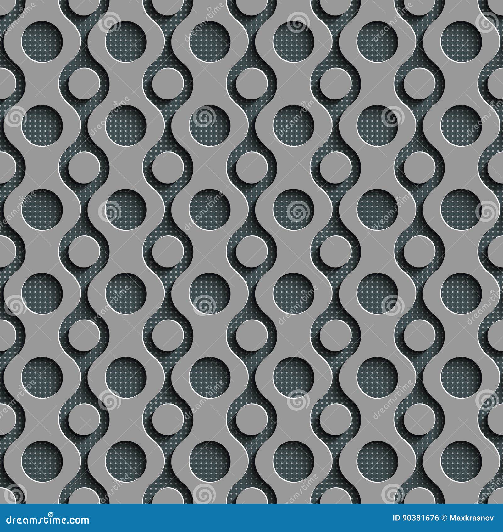 Seamless Circle Pattern stock vector. Illustration of design - 90381676