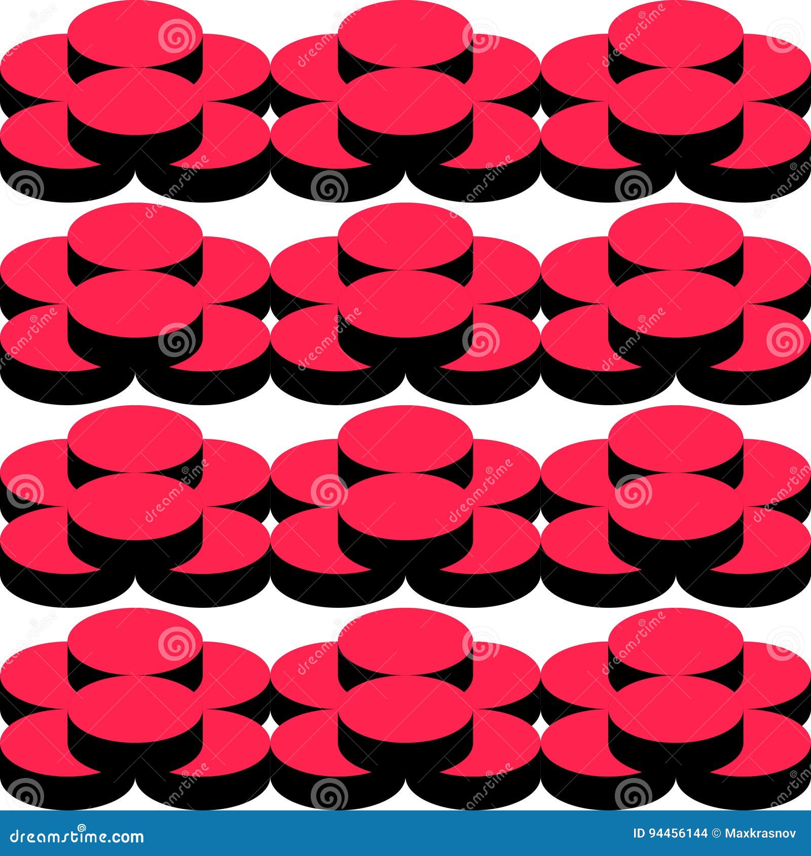 Seamless Circle Pattern stock vector. Illustration of futuristic - 94456144
