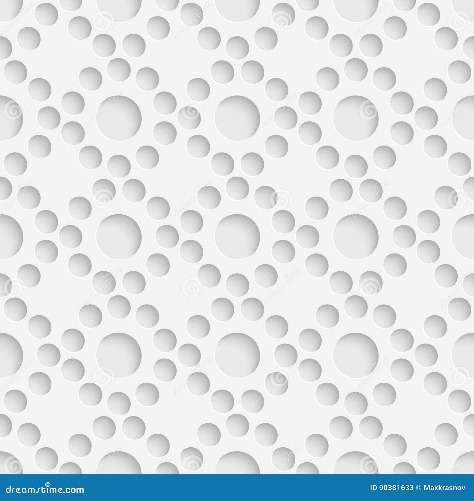 Seamless Circle Pattern stock vector. Illustration of print - 90381633