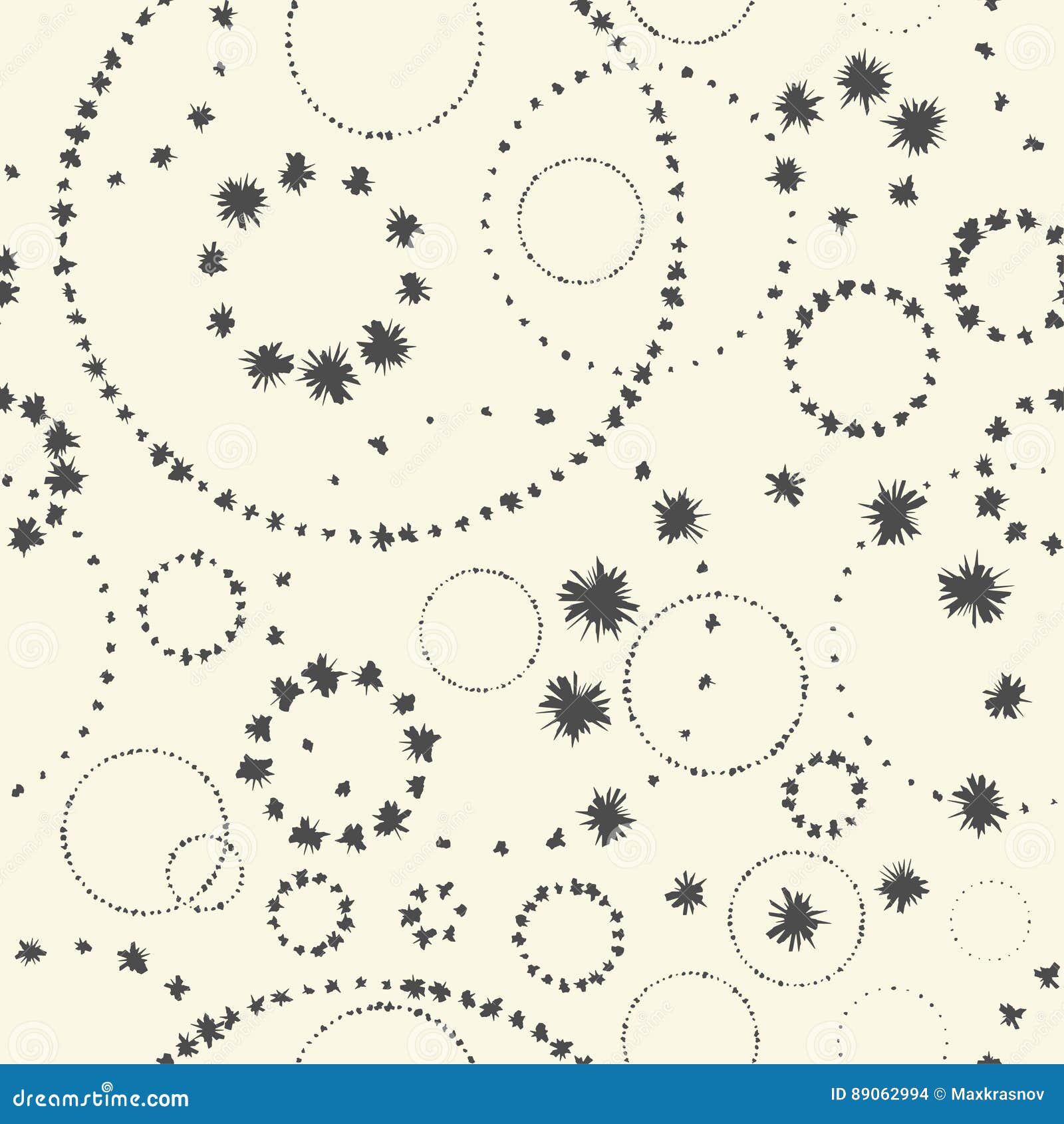 Seamless Circle Pattern. Vector Sparklers Background Stock Vector ...