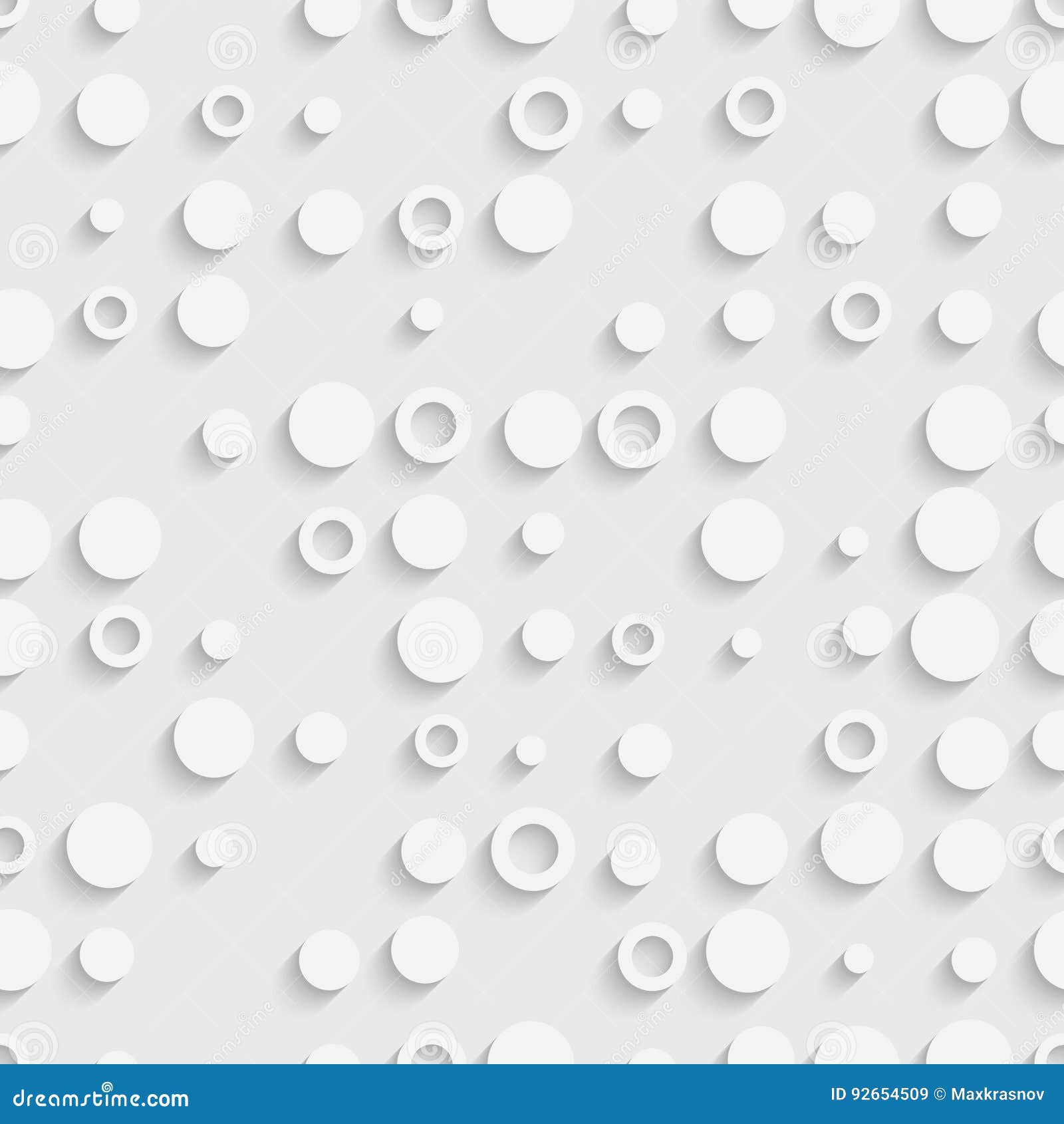 Seamless Circle and Ring Pattern Stock Vector - Illustration of paper ...