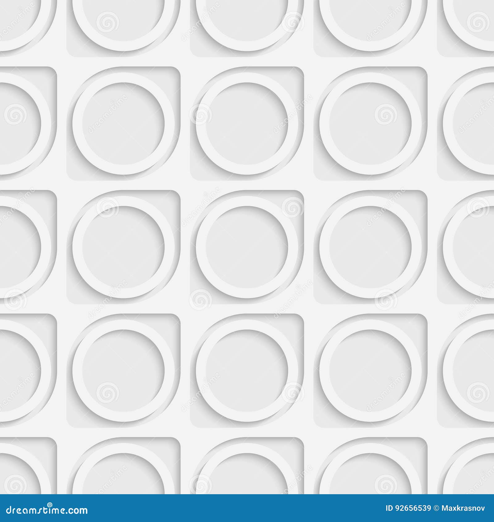 Seamless Circle and Ring Pattern Stock Vector - Illustration of mosaic ...