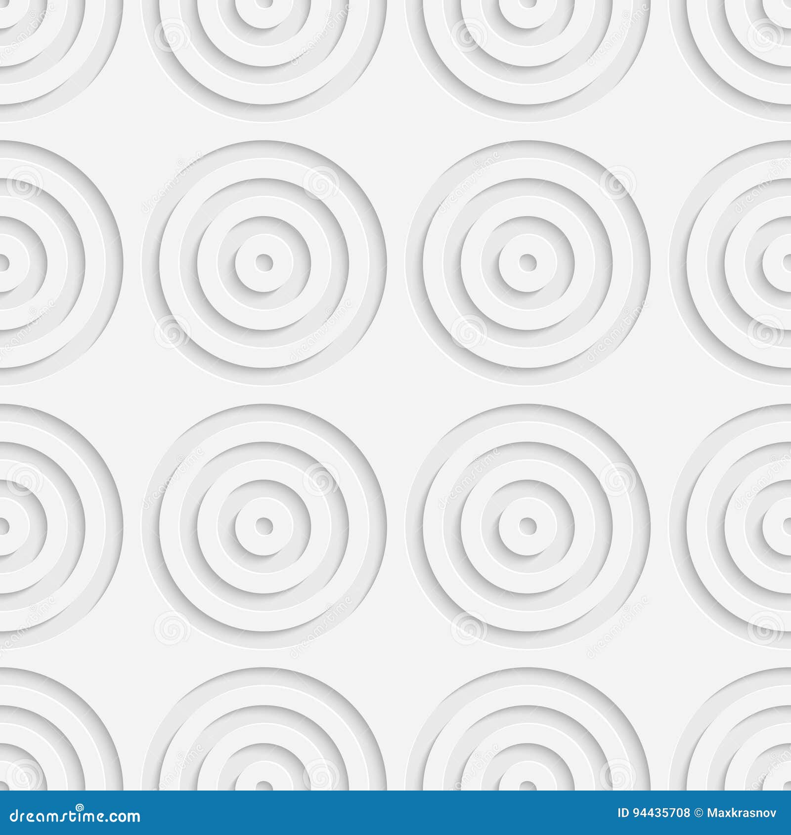 Seamless Circle and Ring Pattern Stock Vector - Illustration of ...