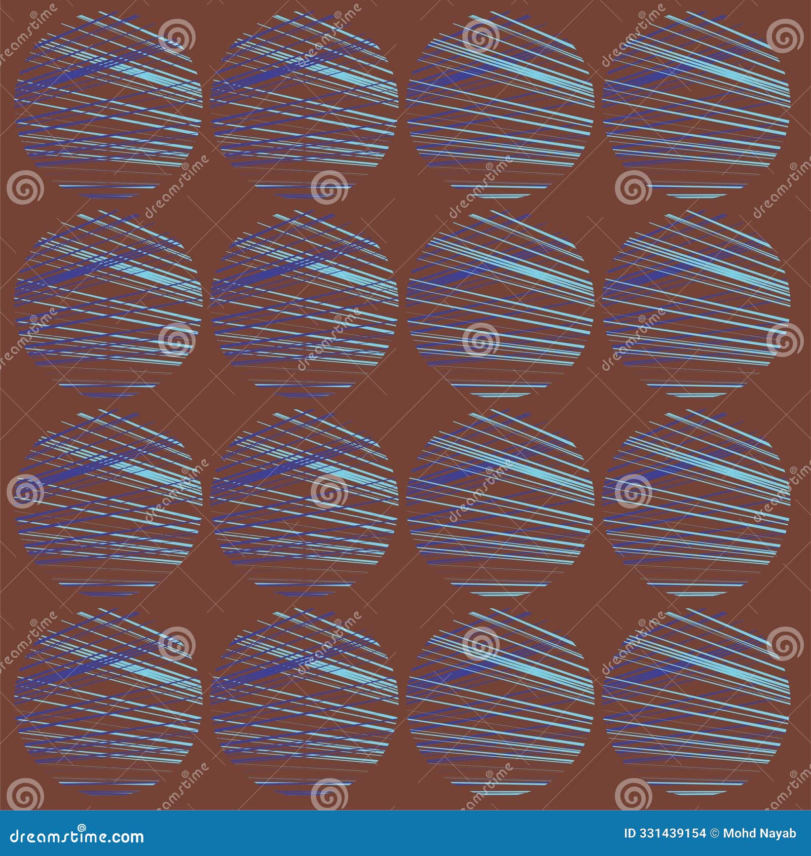 Seamless Circle Wallpaper Cdr X6 Stock Illustration - Illustration of ...