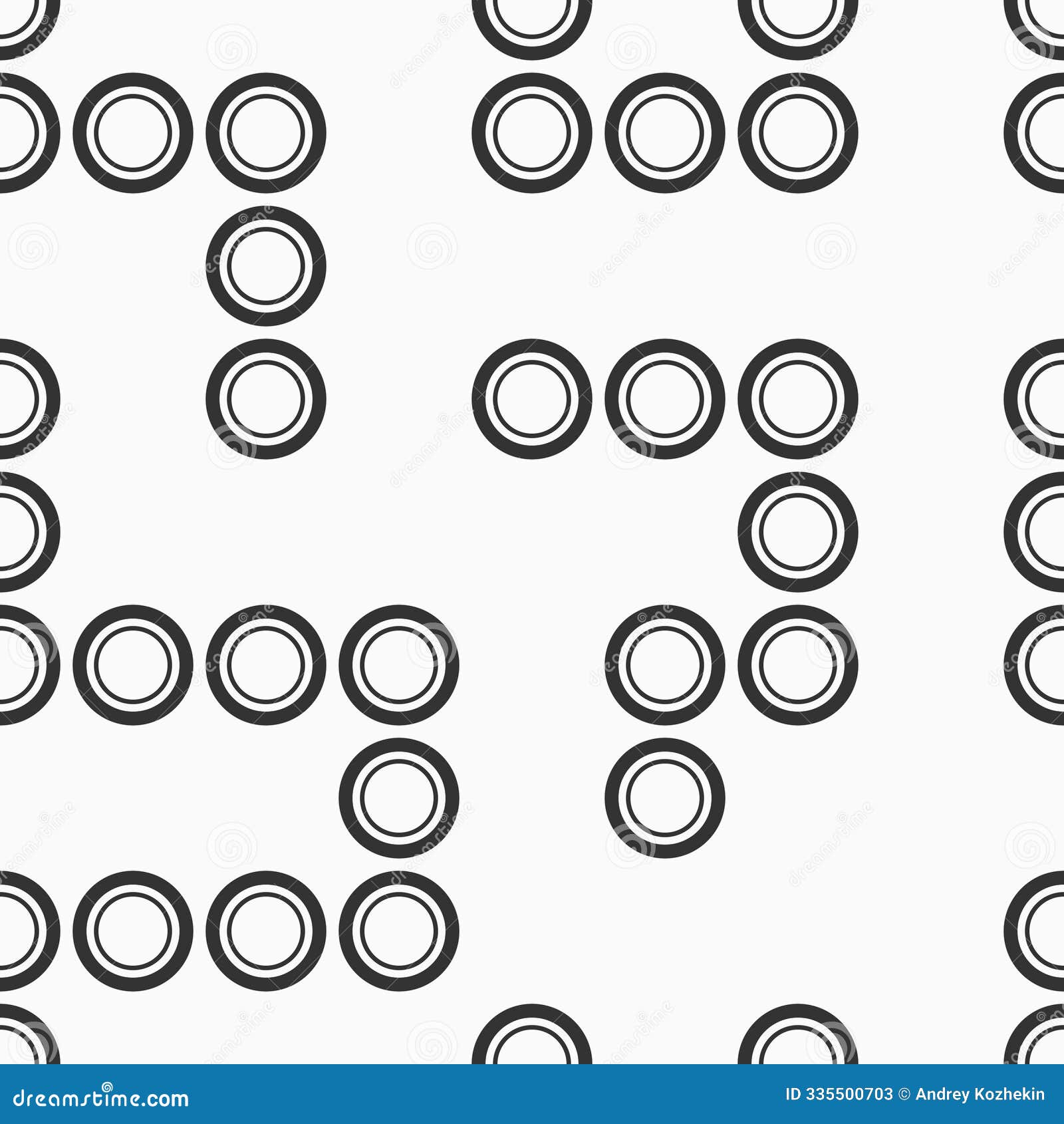 Seamless Circles Pattern. Stylish Texture with Circles. Geometric ...