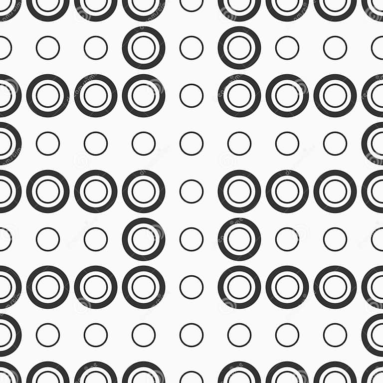 Seamless Circles Pattern. Stylish Texture with Circles. Geometric ...