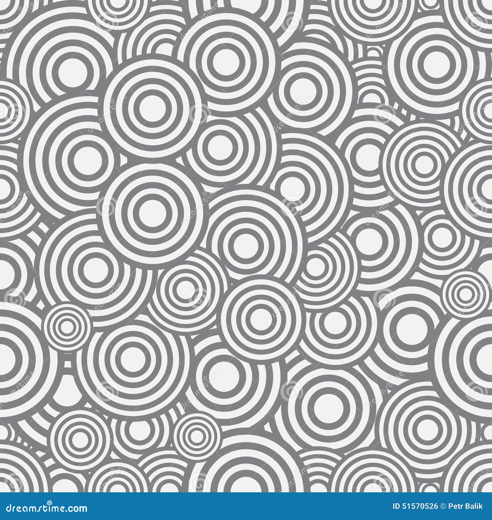 Seamless circles pattern stock illustration. Illustration of bright ...