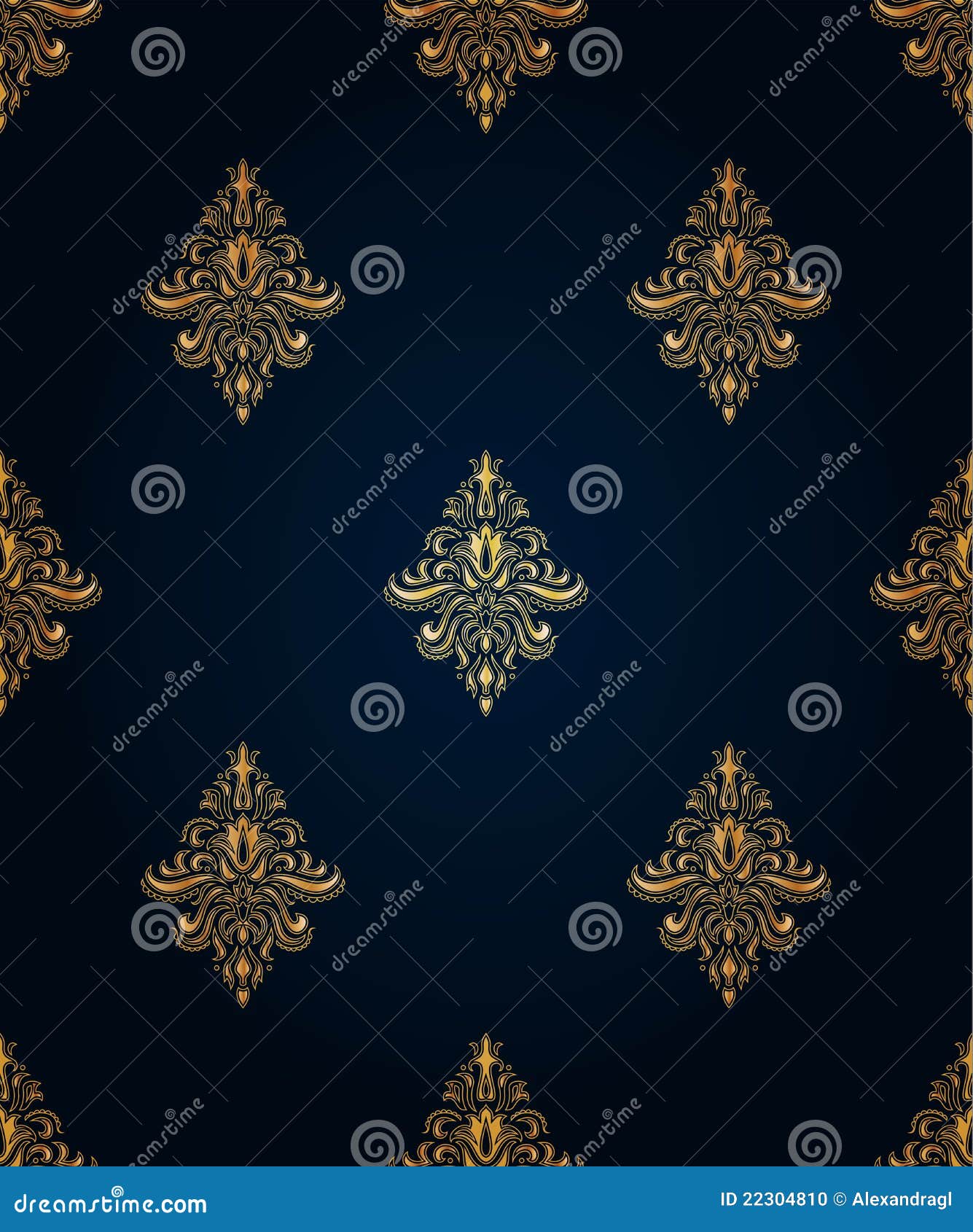 Seamless Classic Pattern Vector Illustration | CartoonDealer.com #22270296