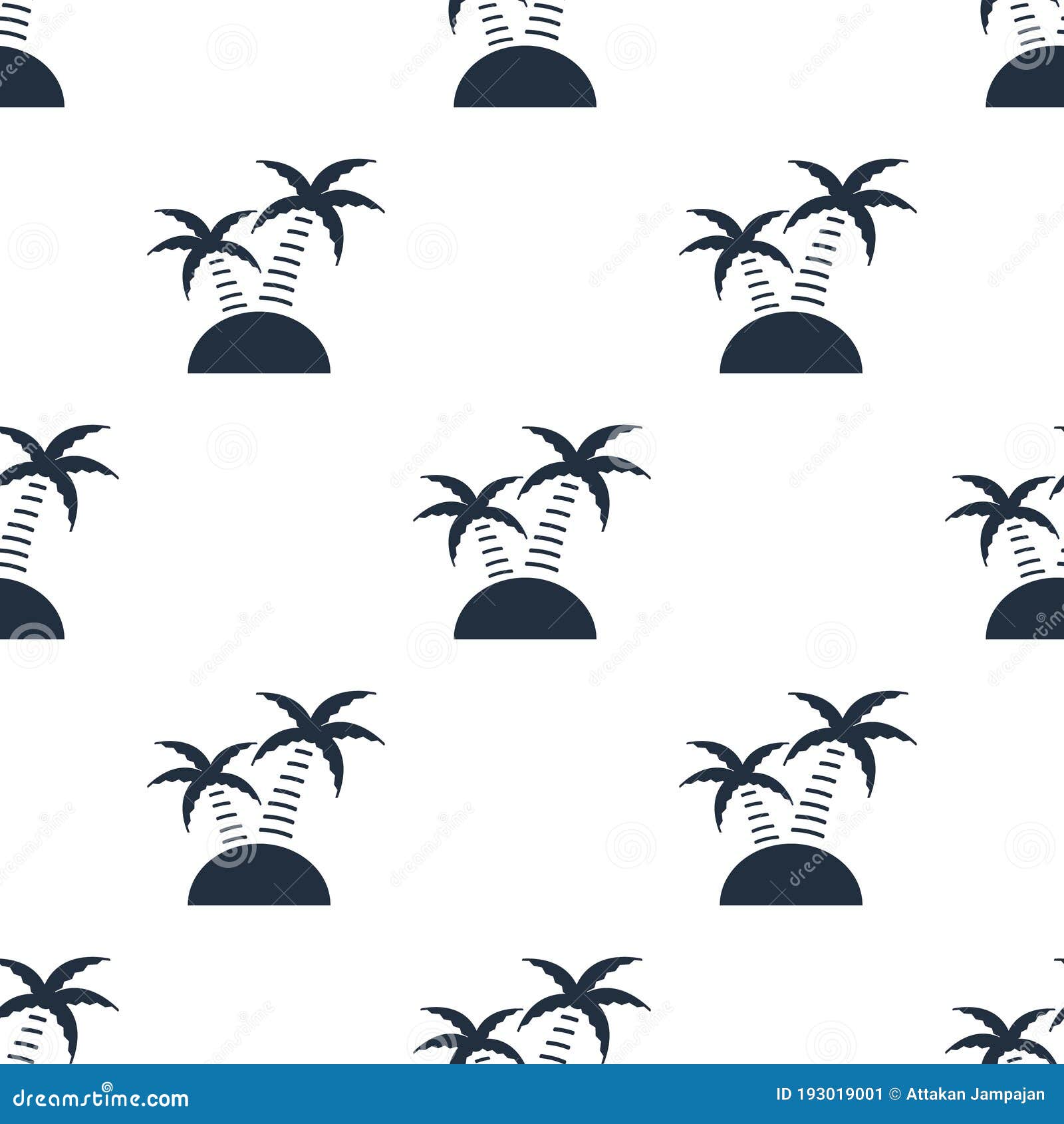 Seamless Coconut Vector Pattern. Minimalistic Food Background. Vitamins ...