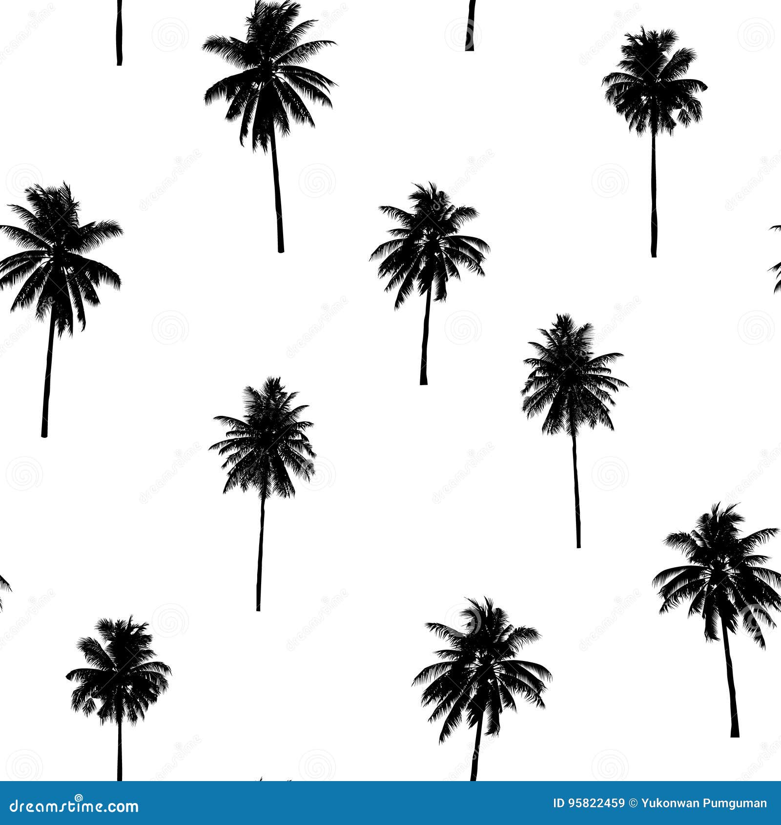 Seamless Coconut Vector Pattern. Minimalistic Food Background. Vitamins ...