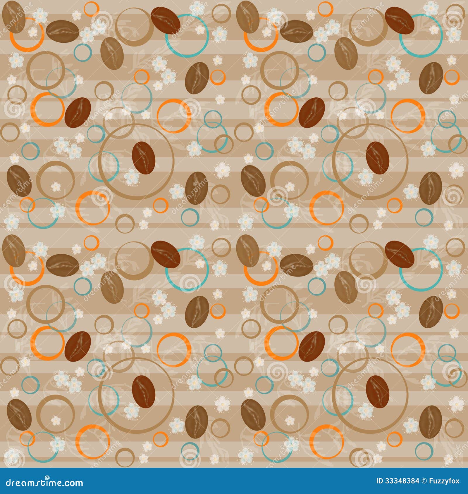 Seamless coffee background stock illustration. Illustration of break ...