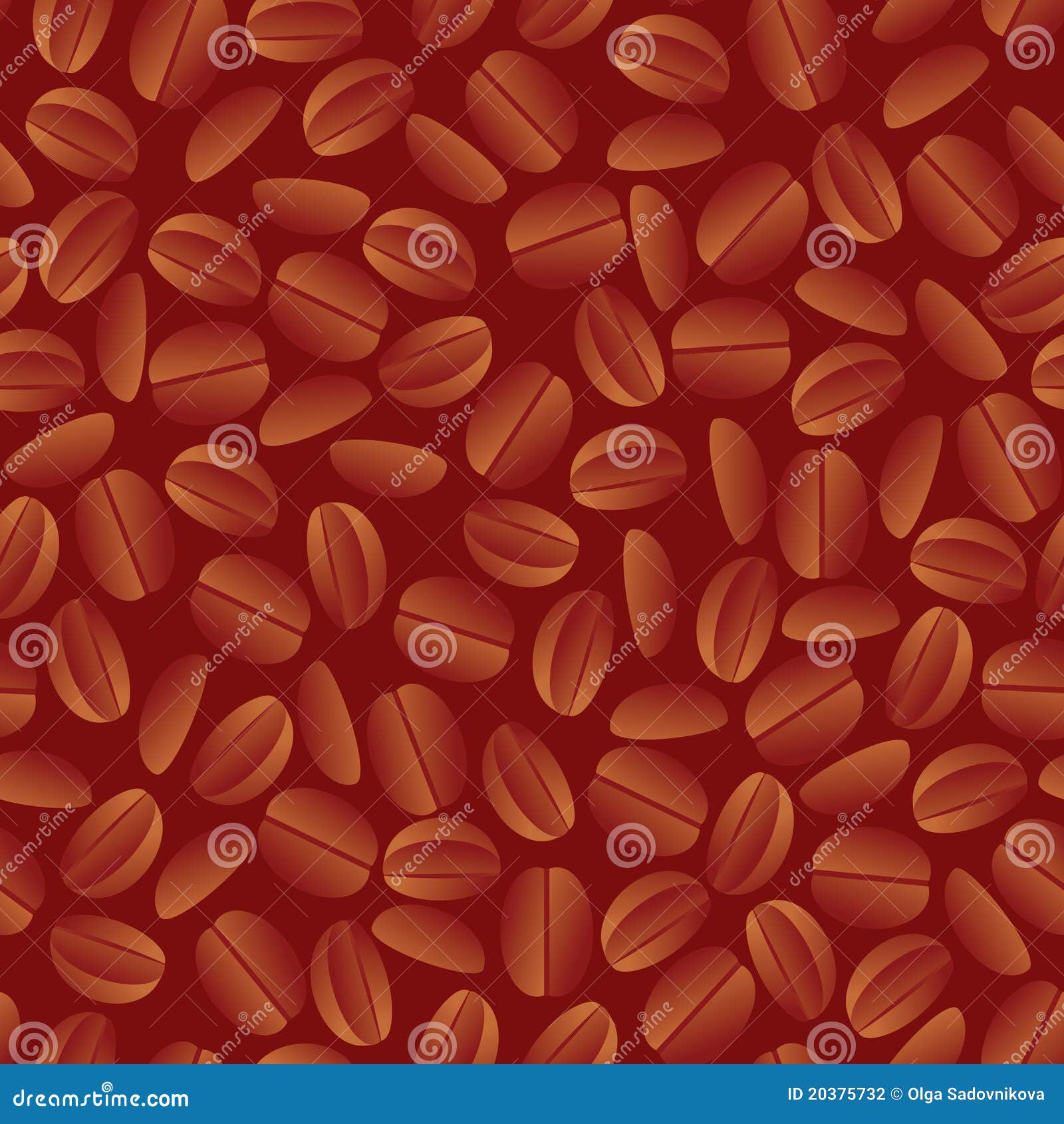 Seamless coffee beans stock vector. Illustration of texture - 20375732