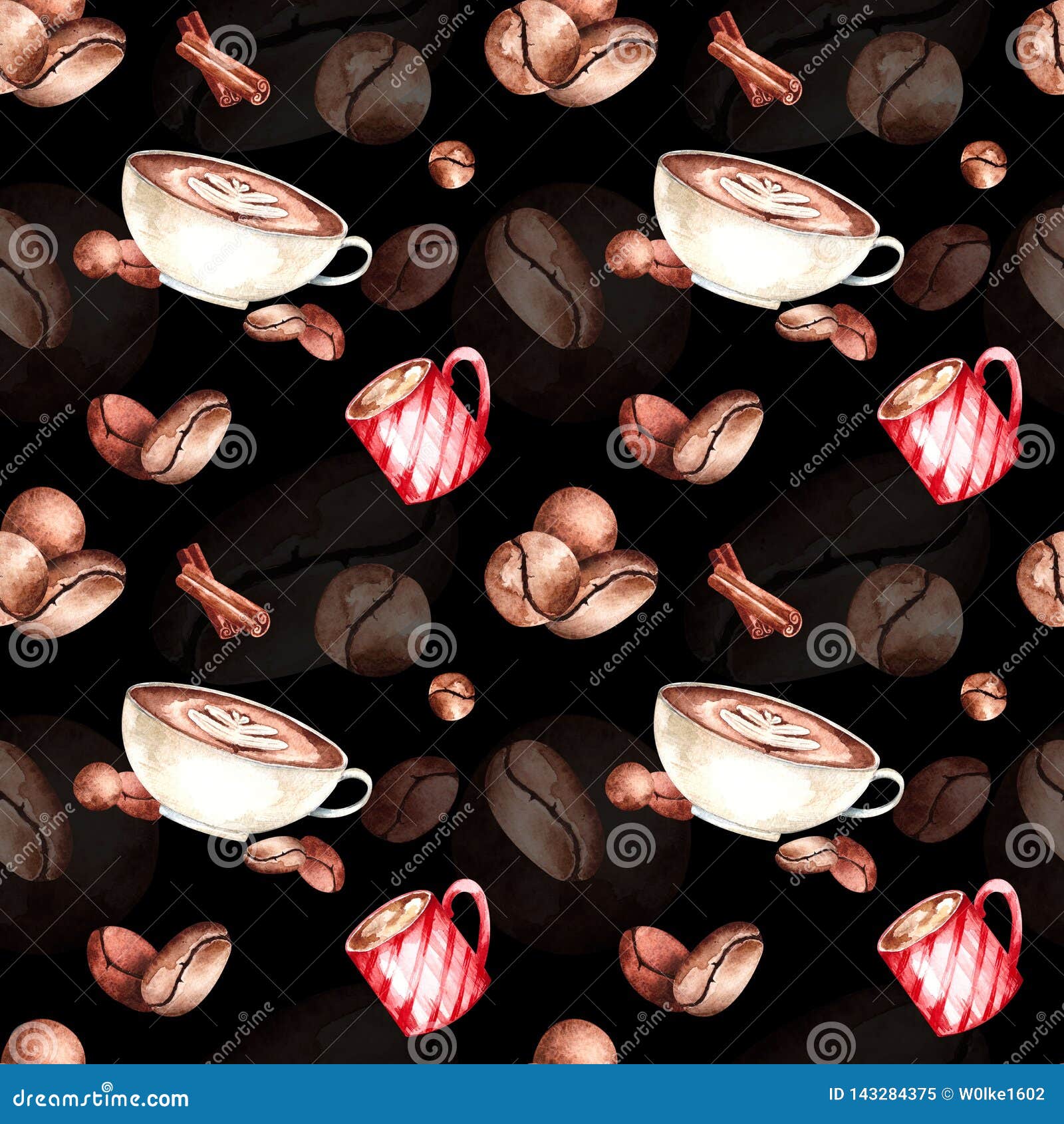 Coffee Pattern Stock Photo | CartoonDealer.com #82407408