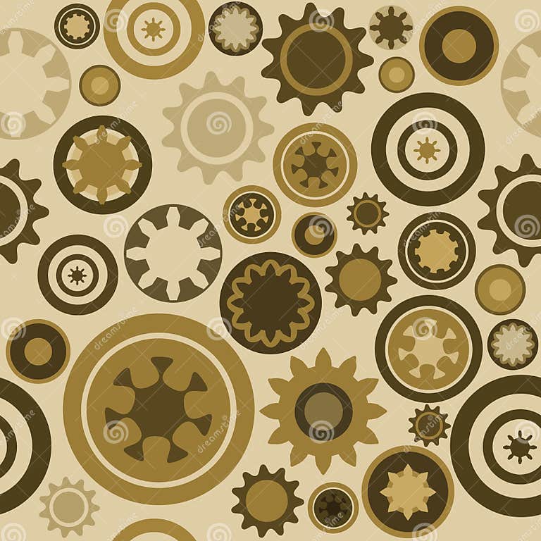 Seamless cogwheel pattern stock vector. Illustration of cogwheel - 21689029