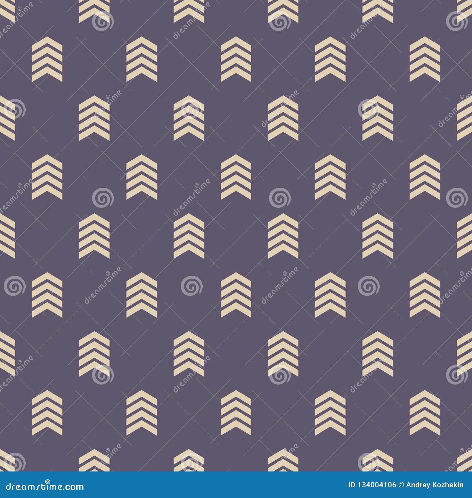 Seamless Pattern with Arrows Motif Stock Vector - Illustration of ...
