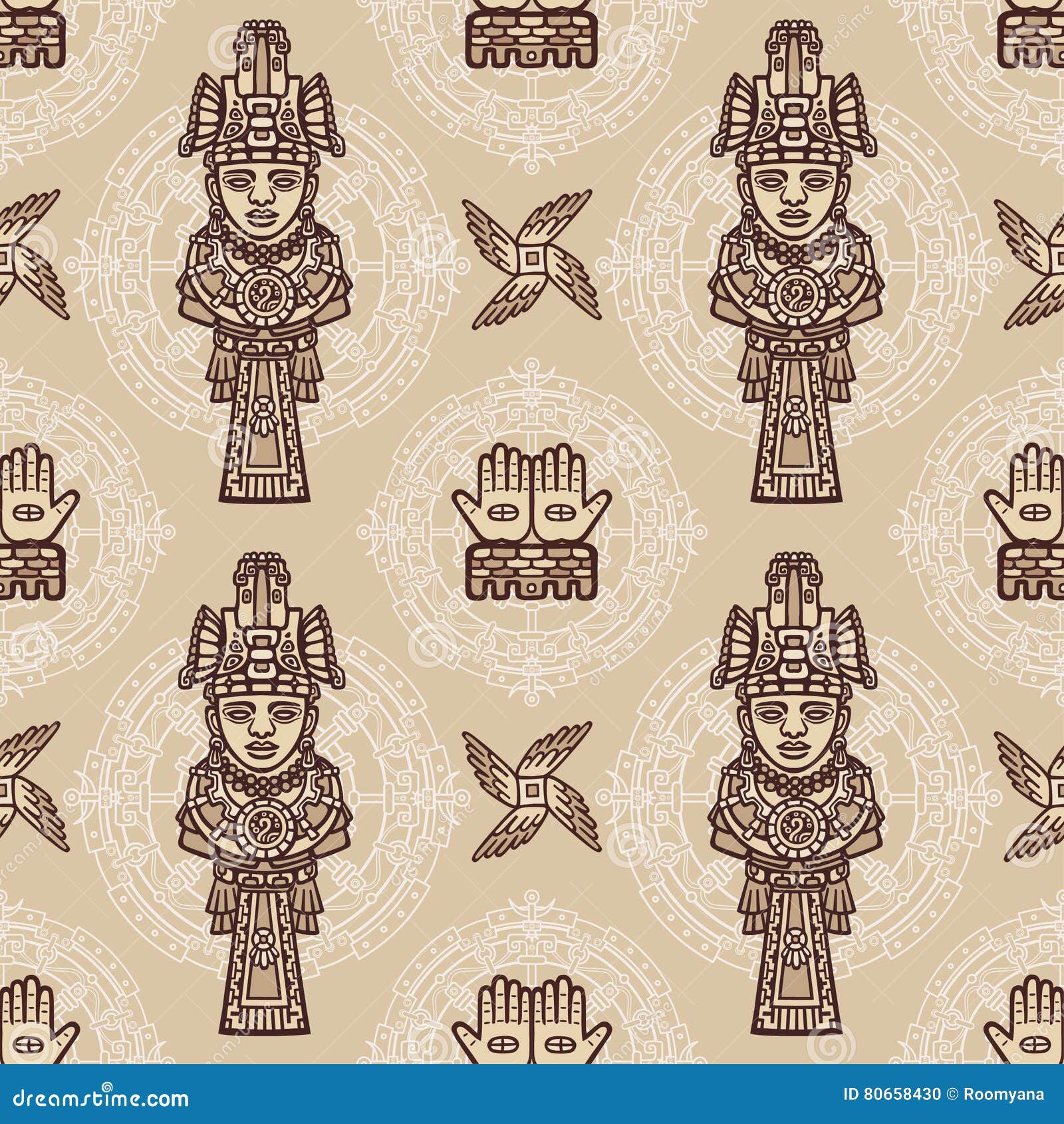 Seamless Color Pattern from Decorative Elements Based on Motives of Art ...