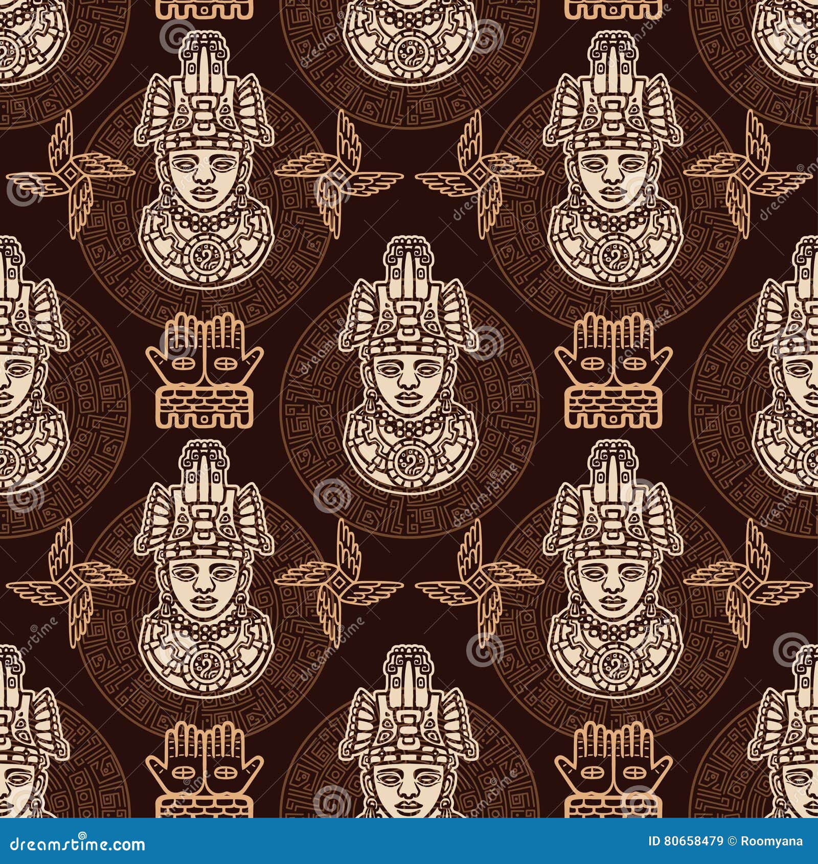 Seamless Color Pattern from Decorative Elements Based on Motives of Art ...