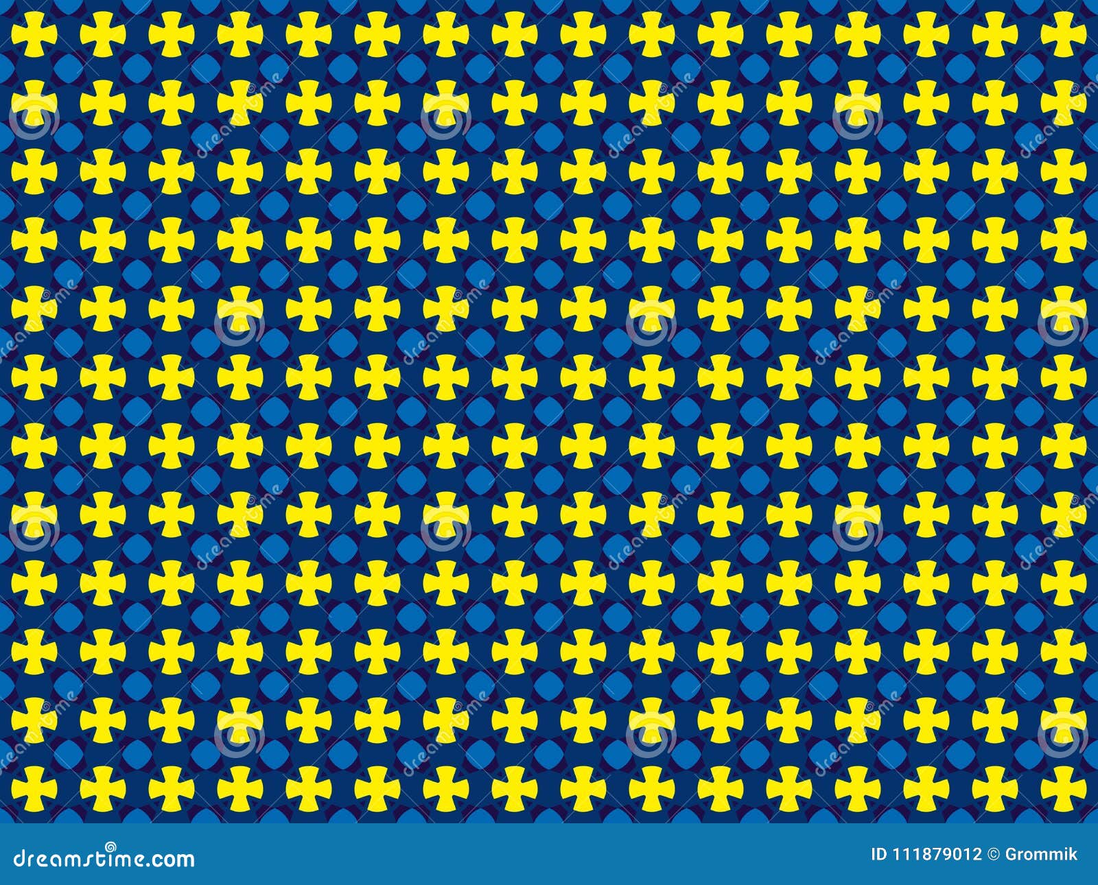 Arbitrary Colored Geometric Figures on a Seamless Pattern Stock ...