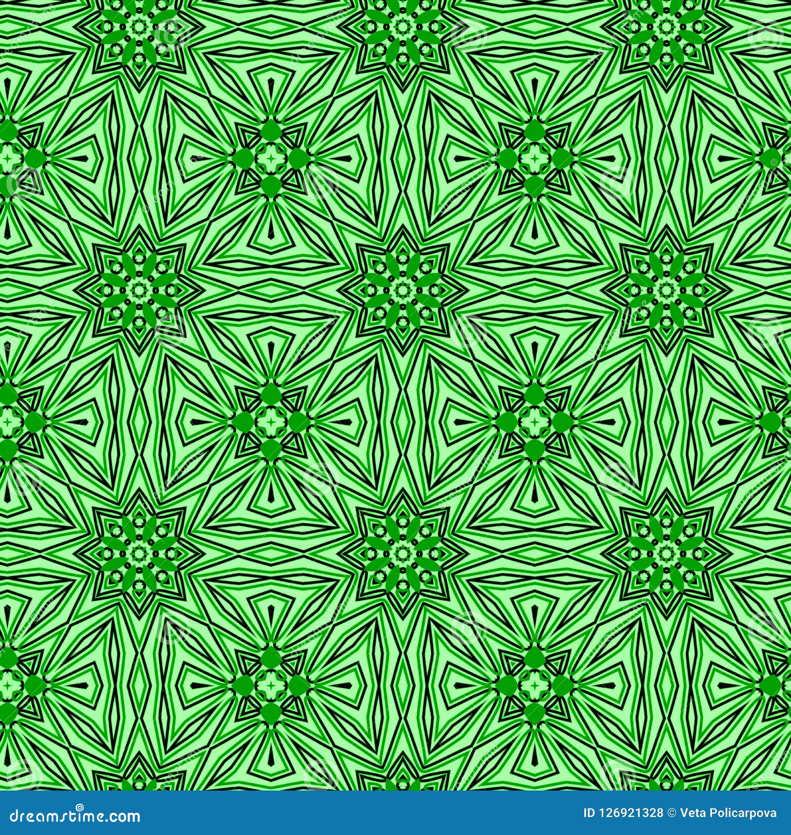 Seamless Color Pattern from Lines of Different Thickness. Stock ...