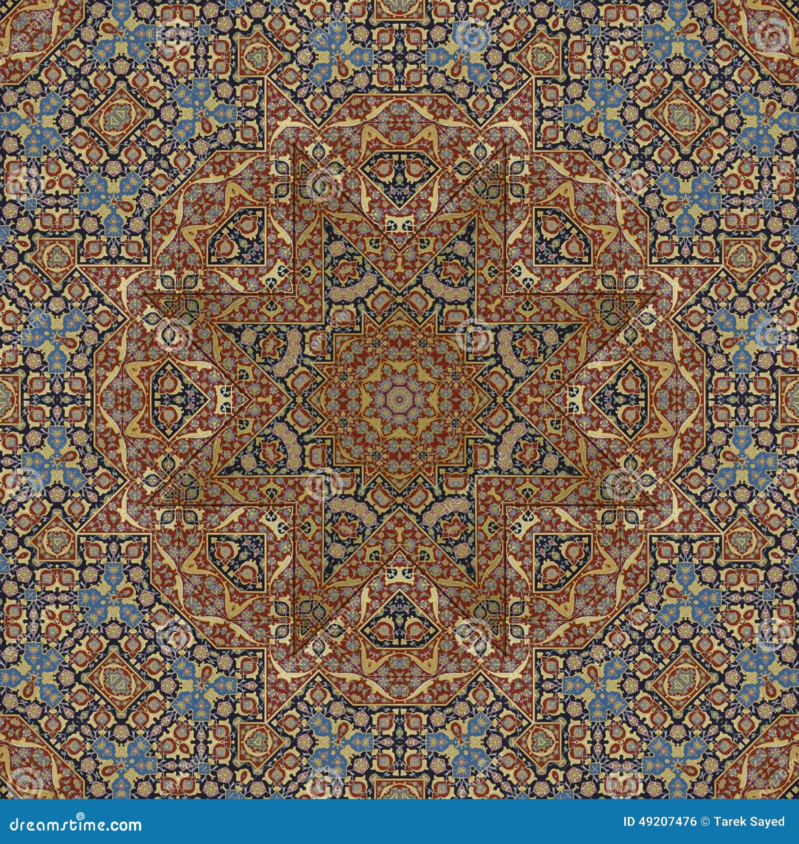 Seamless Colored Metal Arabesque 001 Stock Photo - Image of colored ...