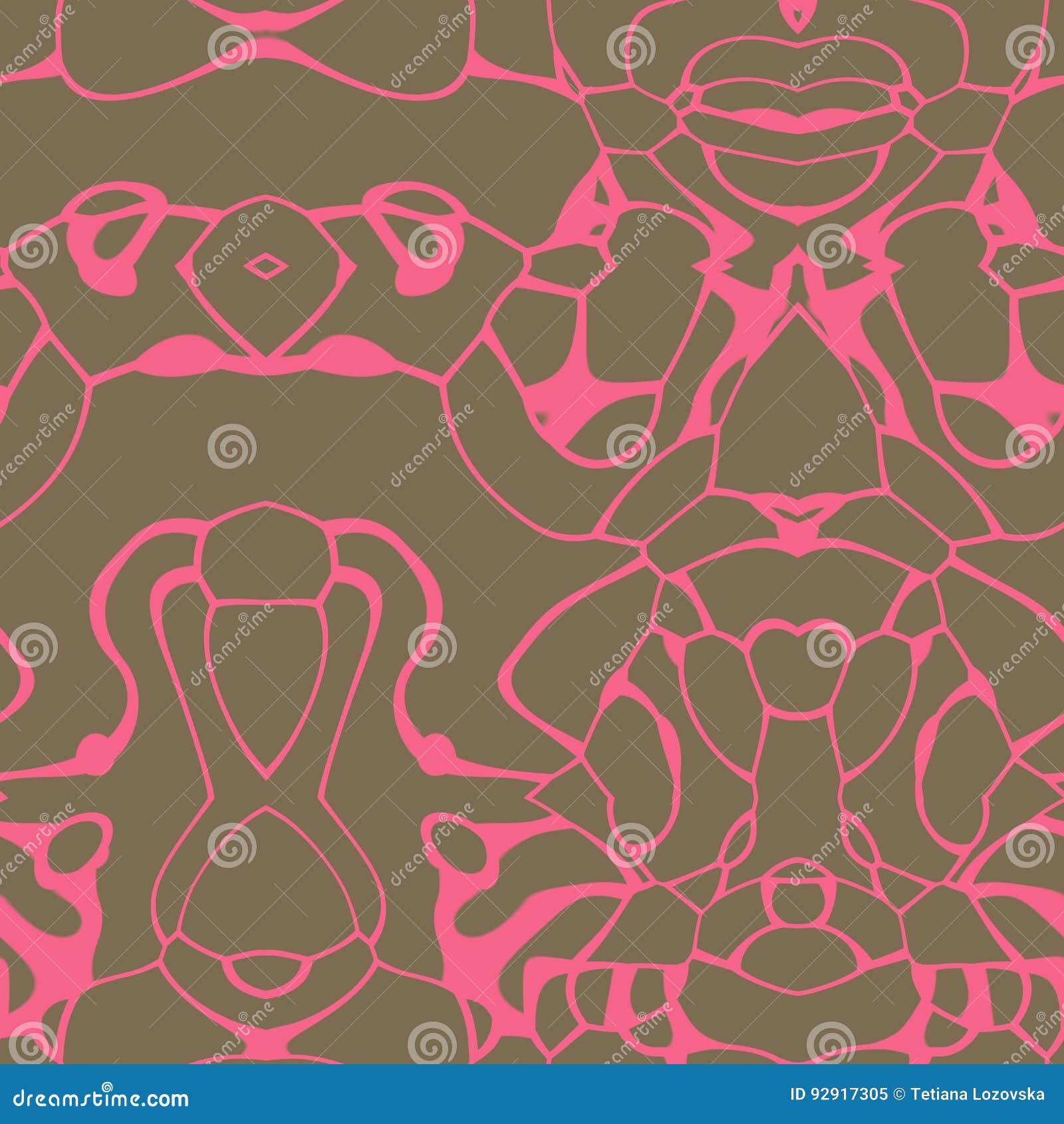 Seamless Colored Pattern Created and Rendered in 3D Application Stock ...