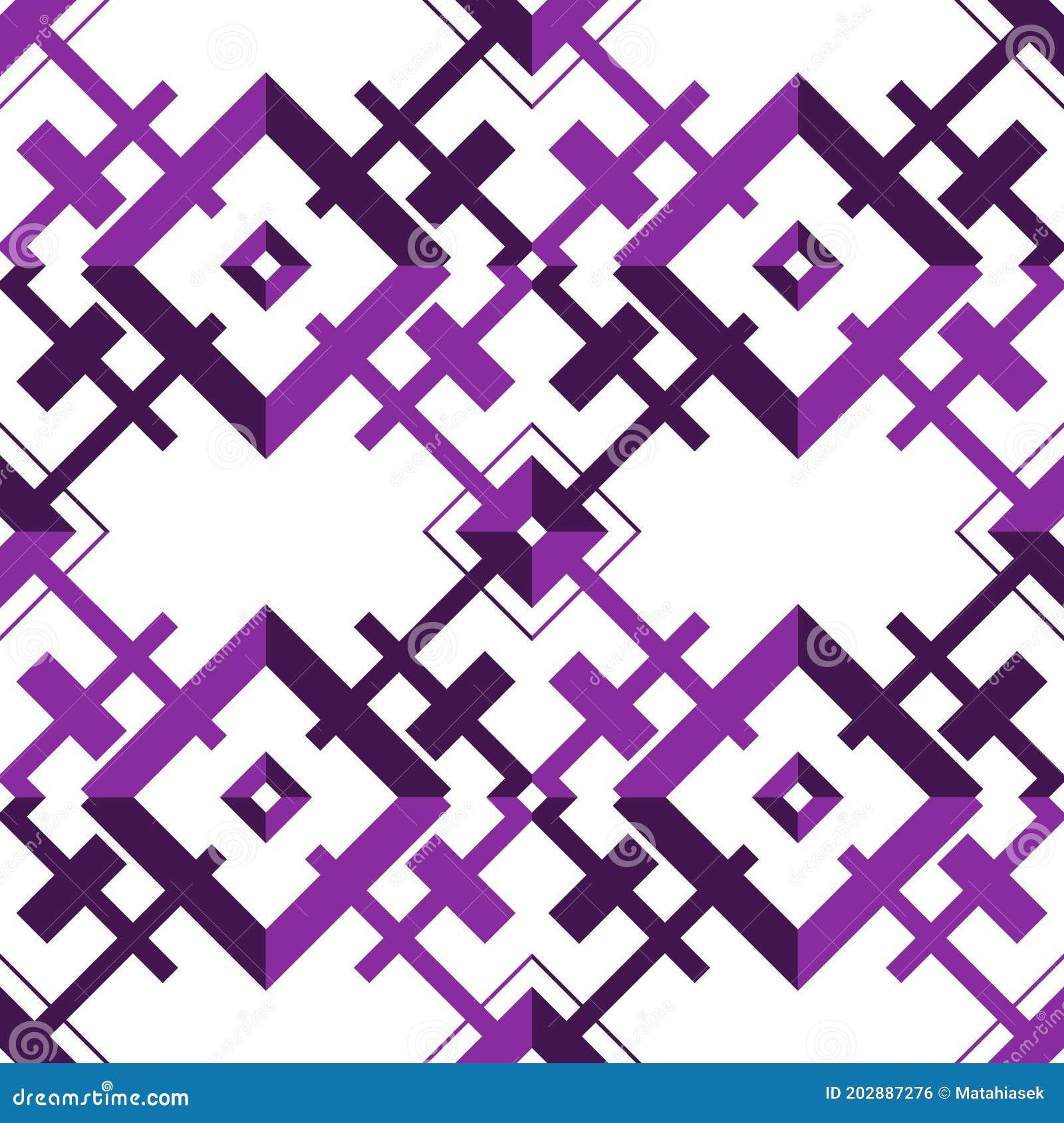 Seamless Colored Pattern.Purple and White Geometric Design Background ...
