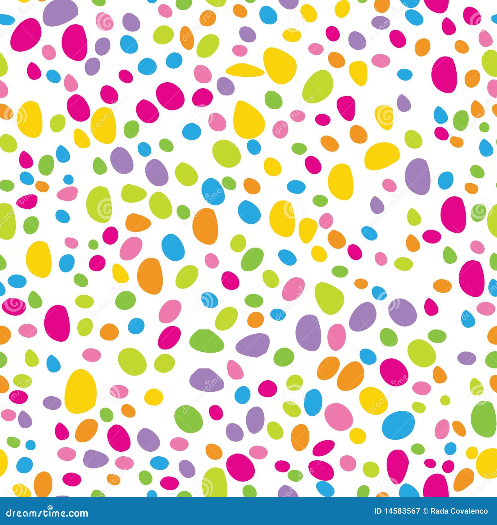 Seamless colored stones stock vector. Illustration of star - 14583567