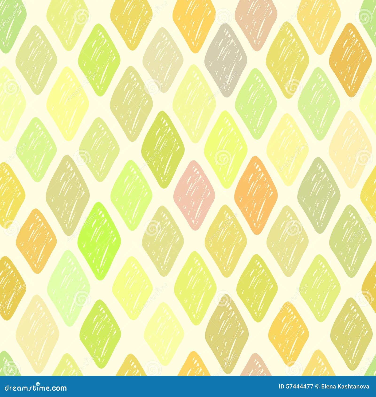 Seamless Colored Vector Diamond Pattern. Stock Vector - Illustration of ...