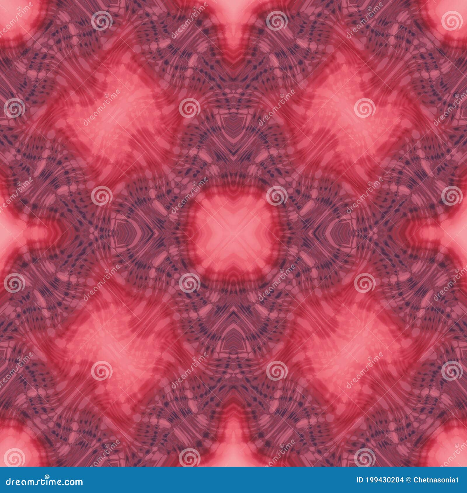 Seamless Colorful Abstract Tie-dye Design Pattern Stock Illustration ...