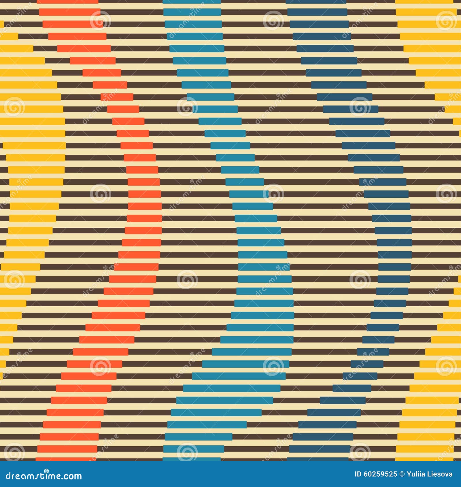 Seamless Colorful Background with Colorful Striped Pattern Stock Vector ...