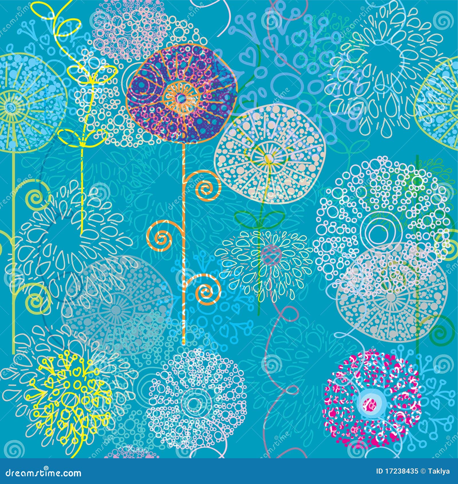 Seamless Colorful Floral Pattern Stock Vector - Illustration of ornate ... Seamless Colorful Floral Pattern Stock Vector - Illustration of ornate ...