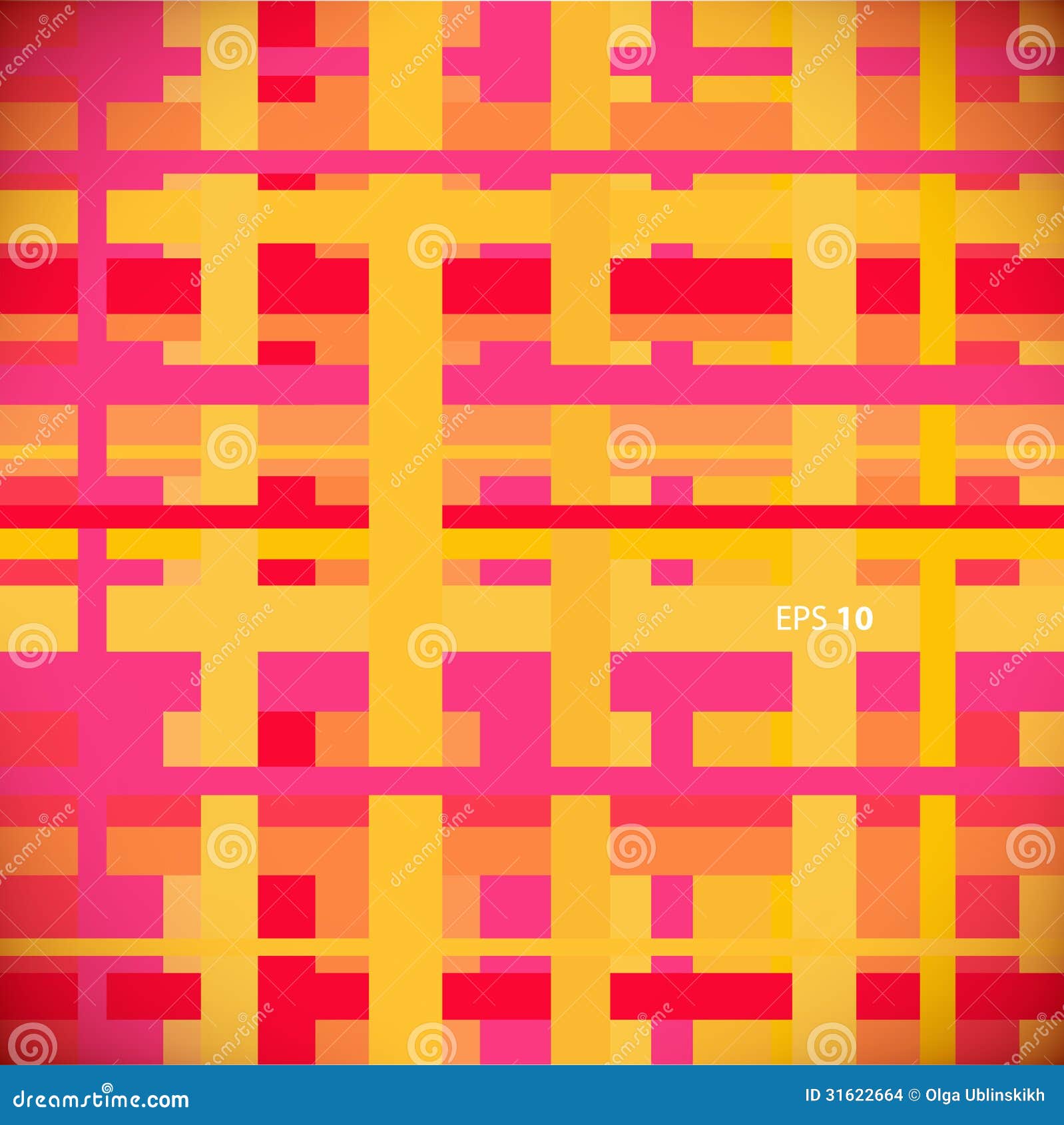 Seamless Colorful Geometrical Linear Pattern. Endl Stock Vector ...