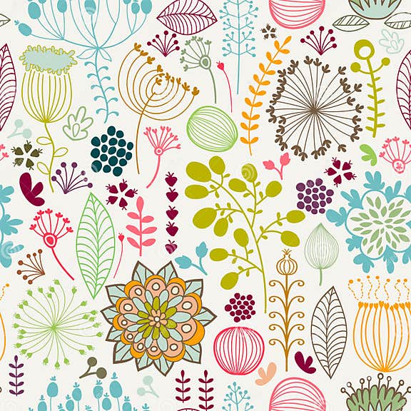 Seamless colorful pattern stock vector. Illustration of lovely - 16720370