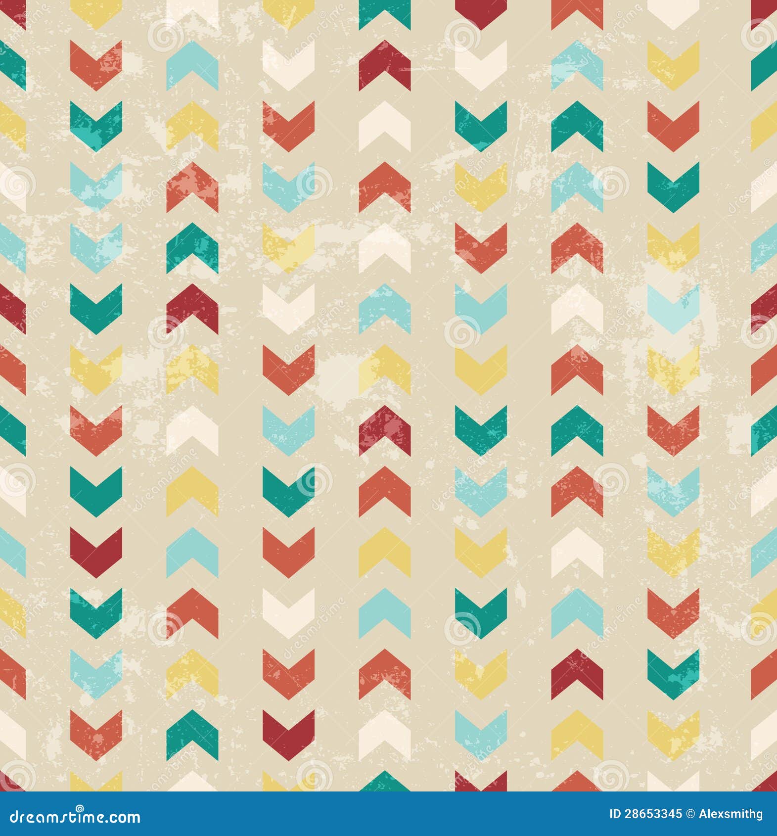 Seamless colorful pattern stock illustration. Illustration of chevron ...