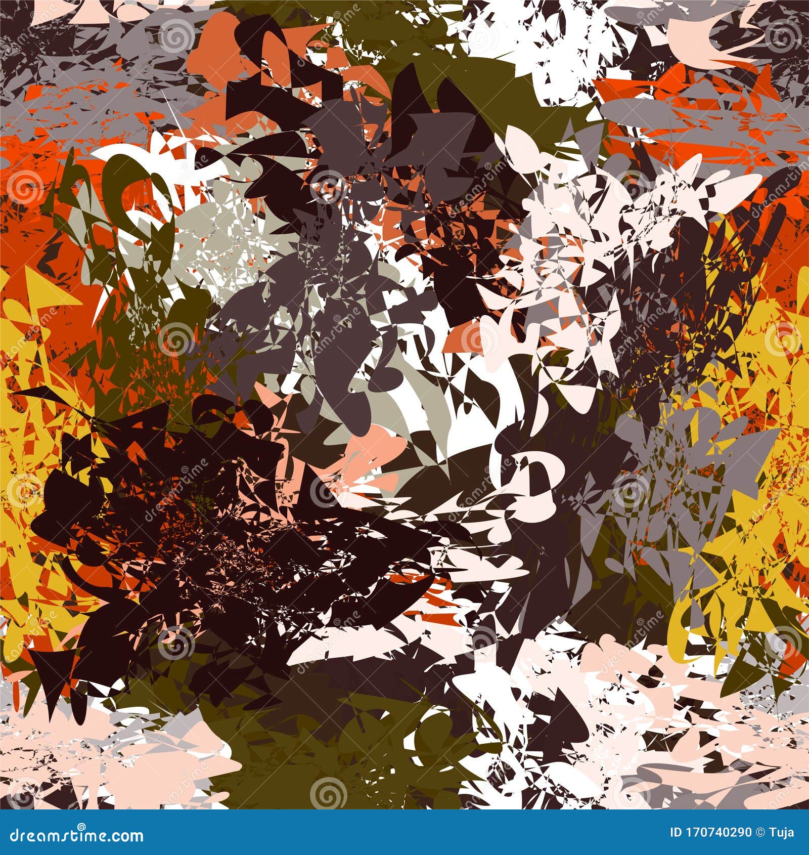 Seamless Colorful Pattern with Abstract Rough Chaotic Complicated ... Seamless Colorful Pattern with Abstract Rough Chaotic Complicated ...