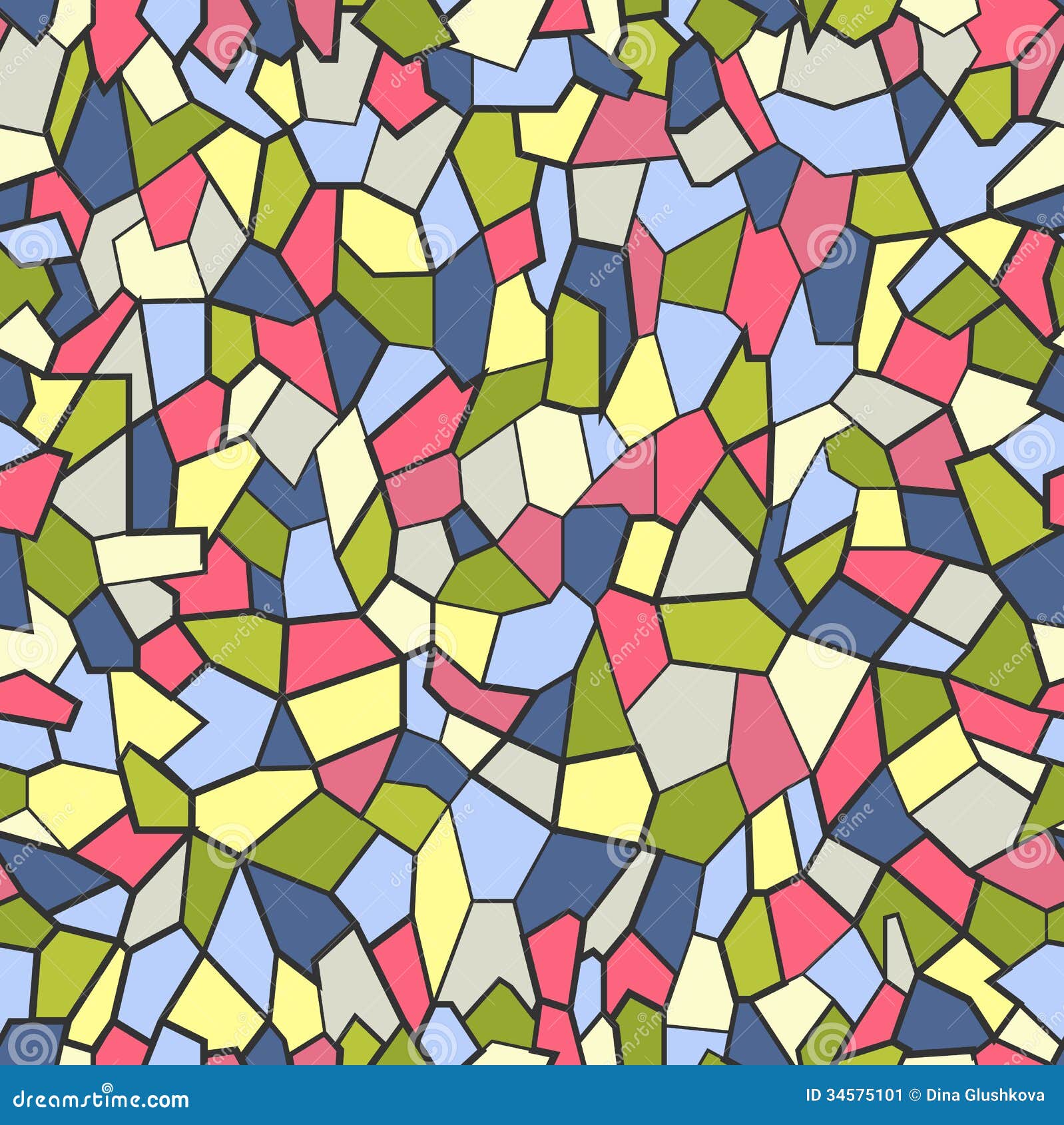 Seamless colorful pattern stock vector. Illustration of style - 34575101