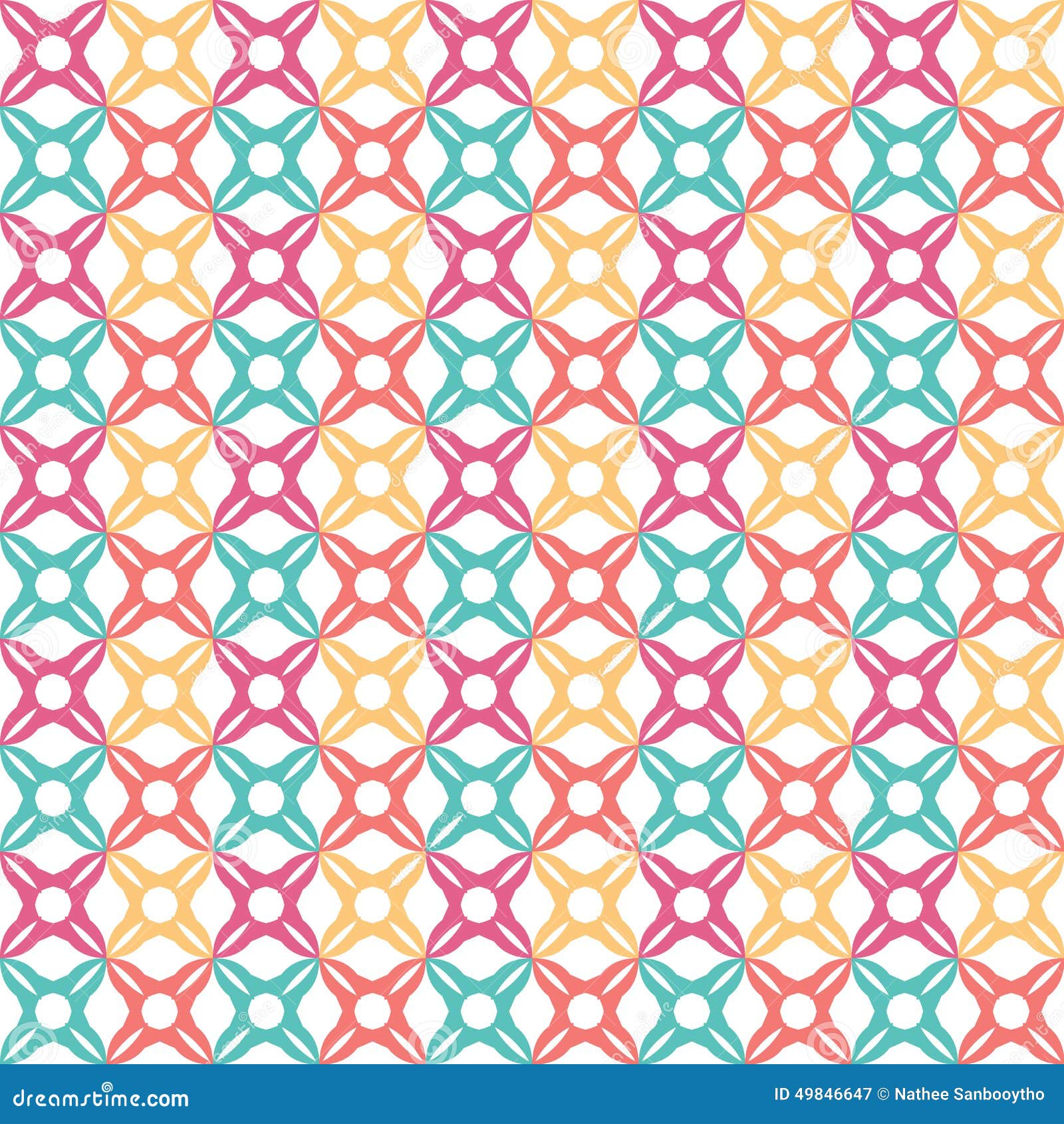 Seamless Colorful Pattern, Vector Repeating Pattern Stock Vector ...