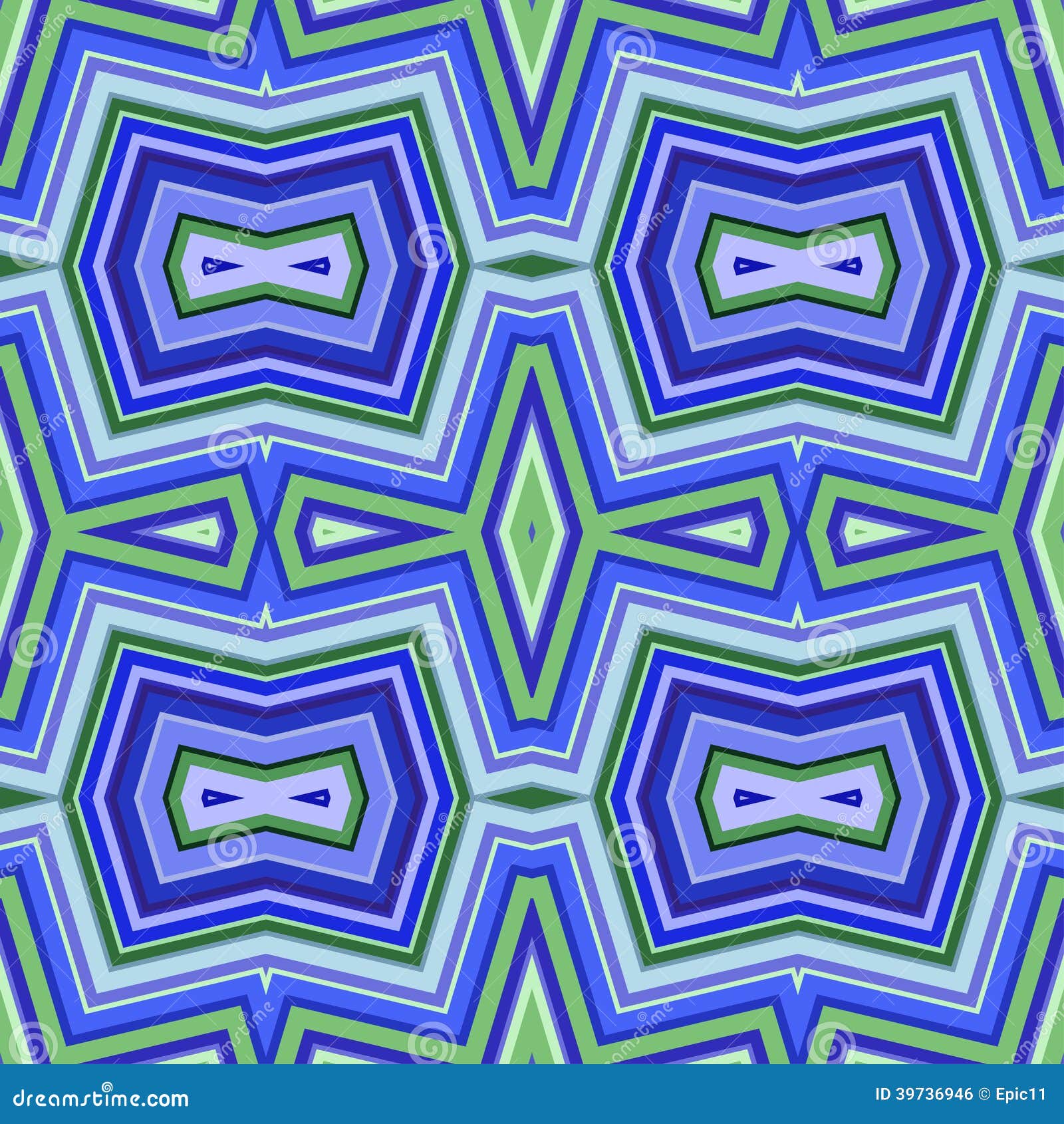 Seamless Colorful Retro Pattern Background Stock Vector - Illustration ...