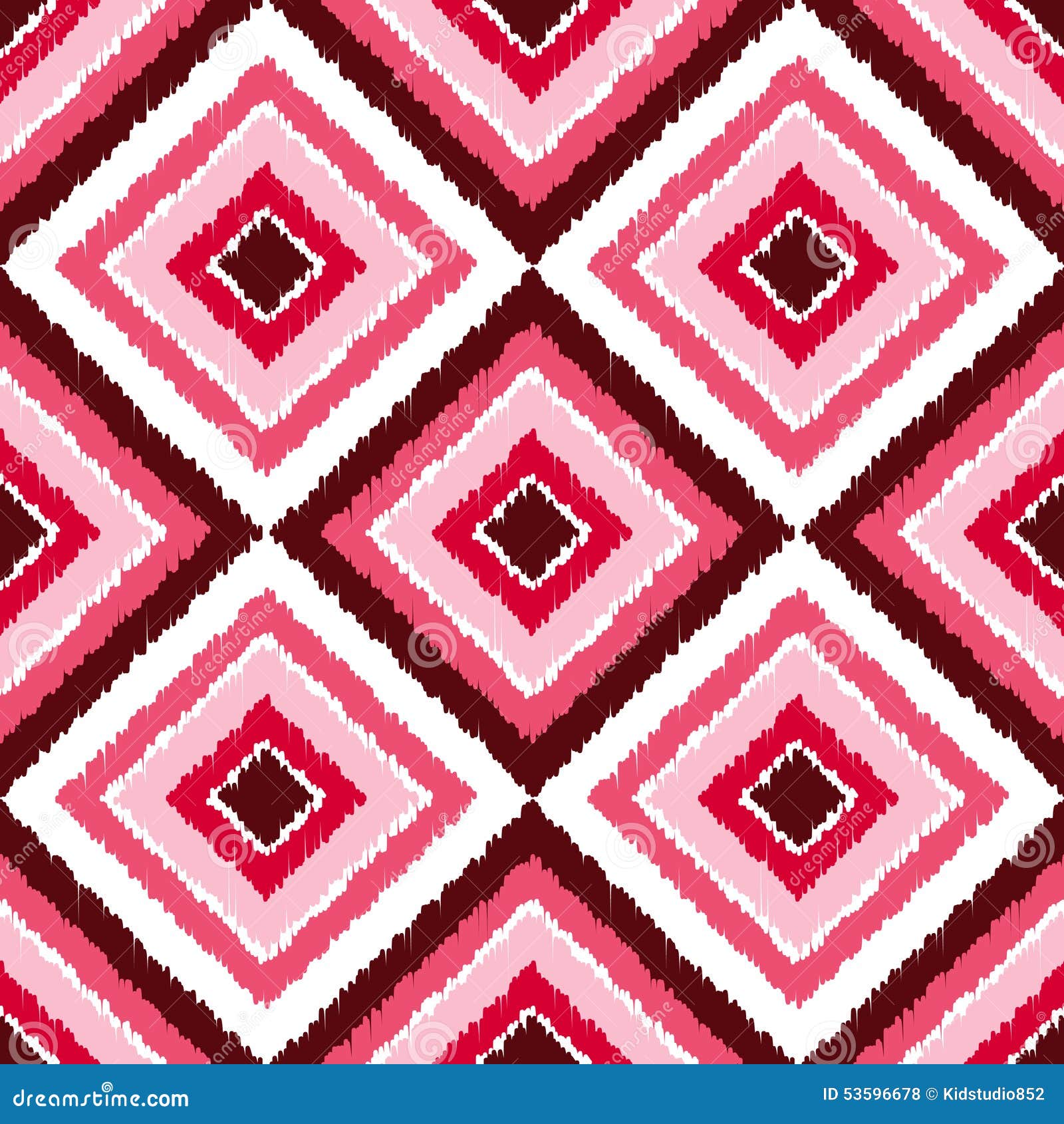 Seamless Colorful Rhombus Pattern Stock Vector - Illustration of ...