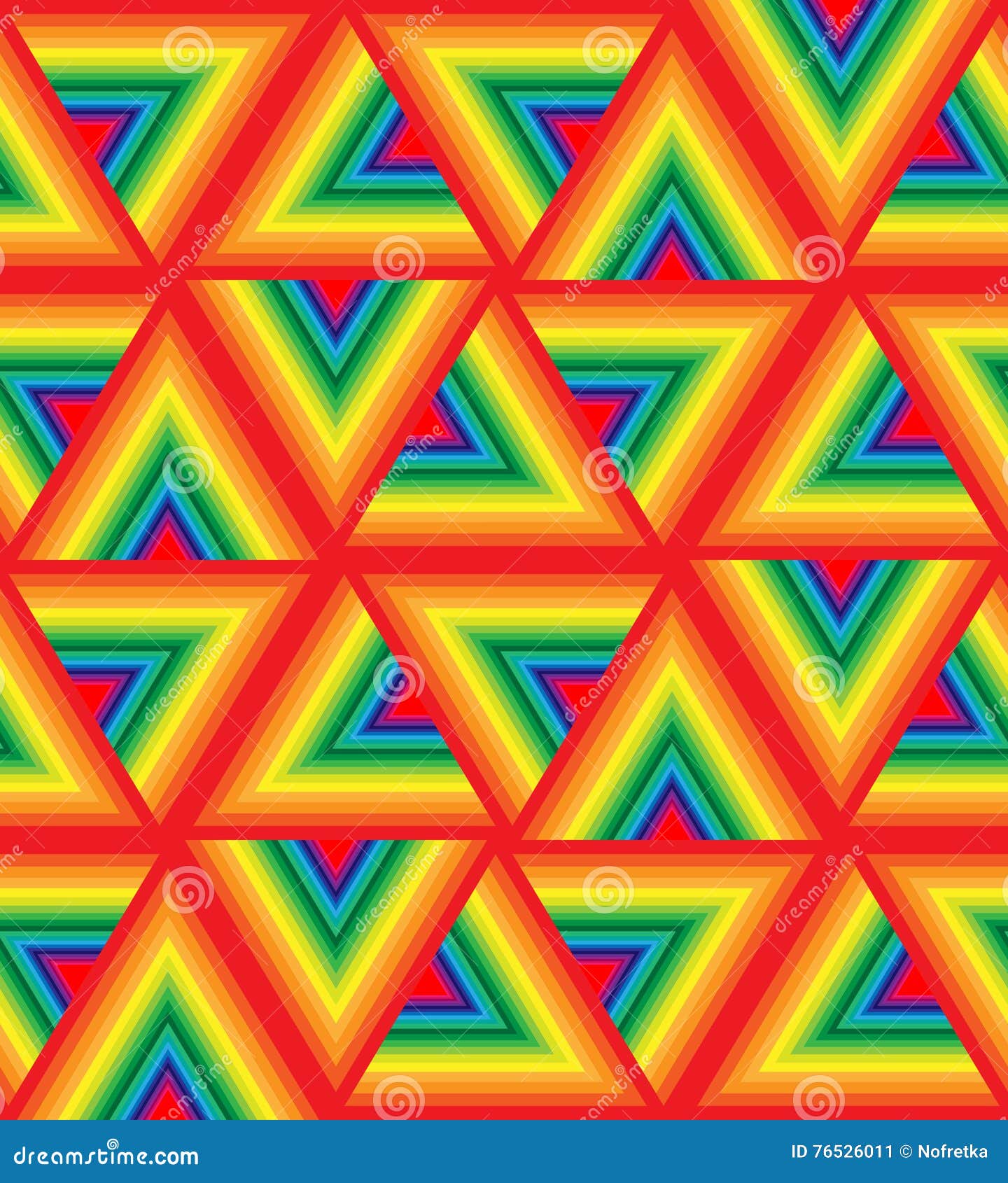 Seamless Colorful Triangle Pattern. Iridescent Polygonal Geometric ...