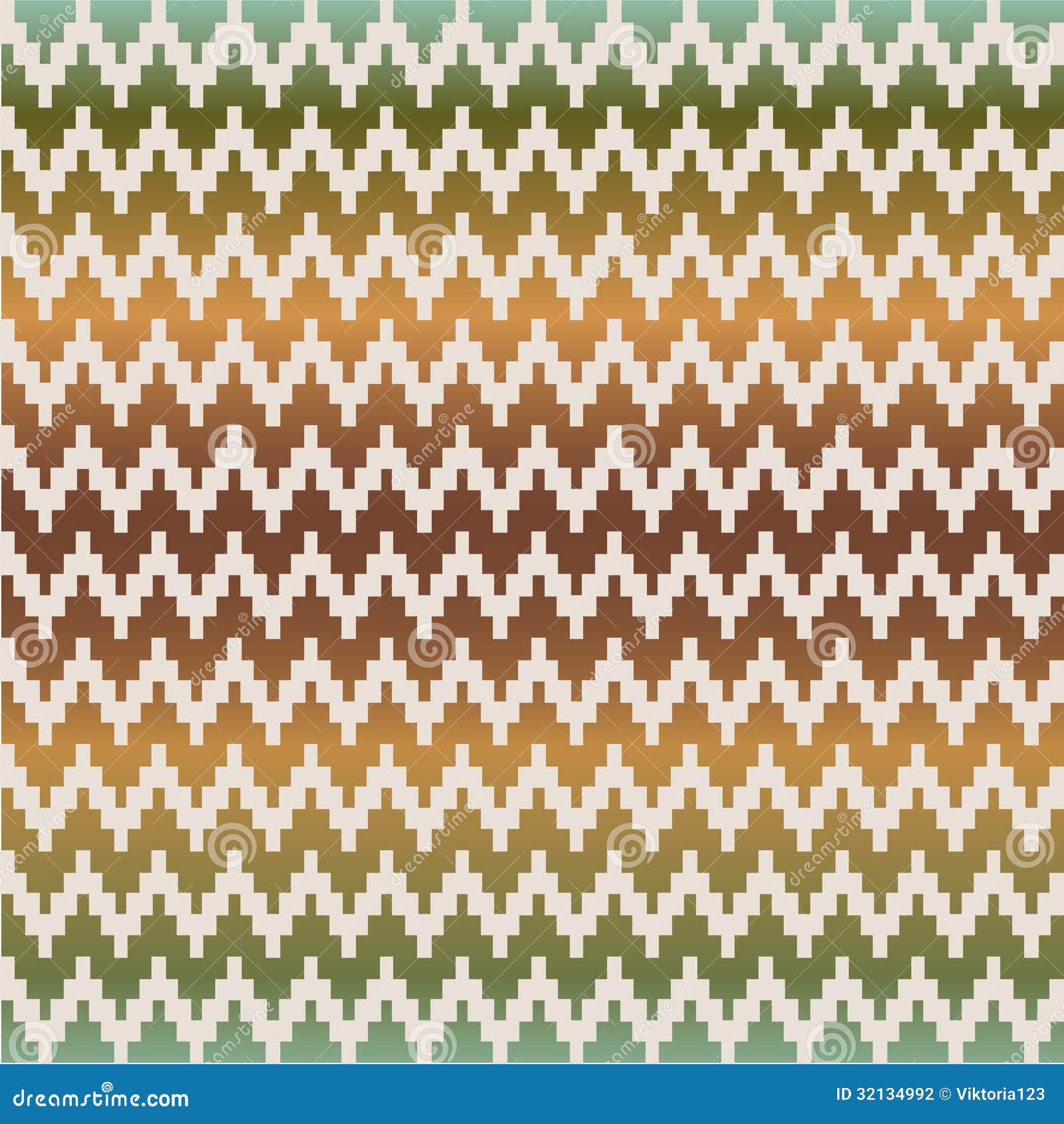 Seamless Coloured Geometric Pixel Pattern Stock Vector - Illustration ...