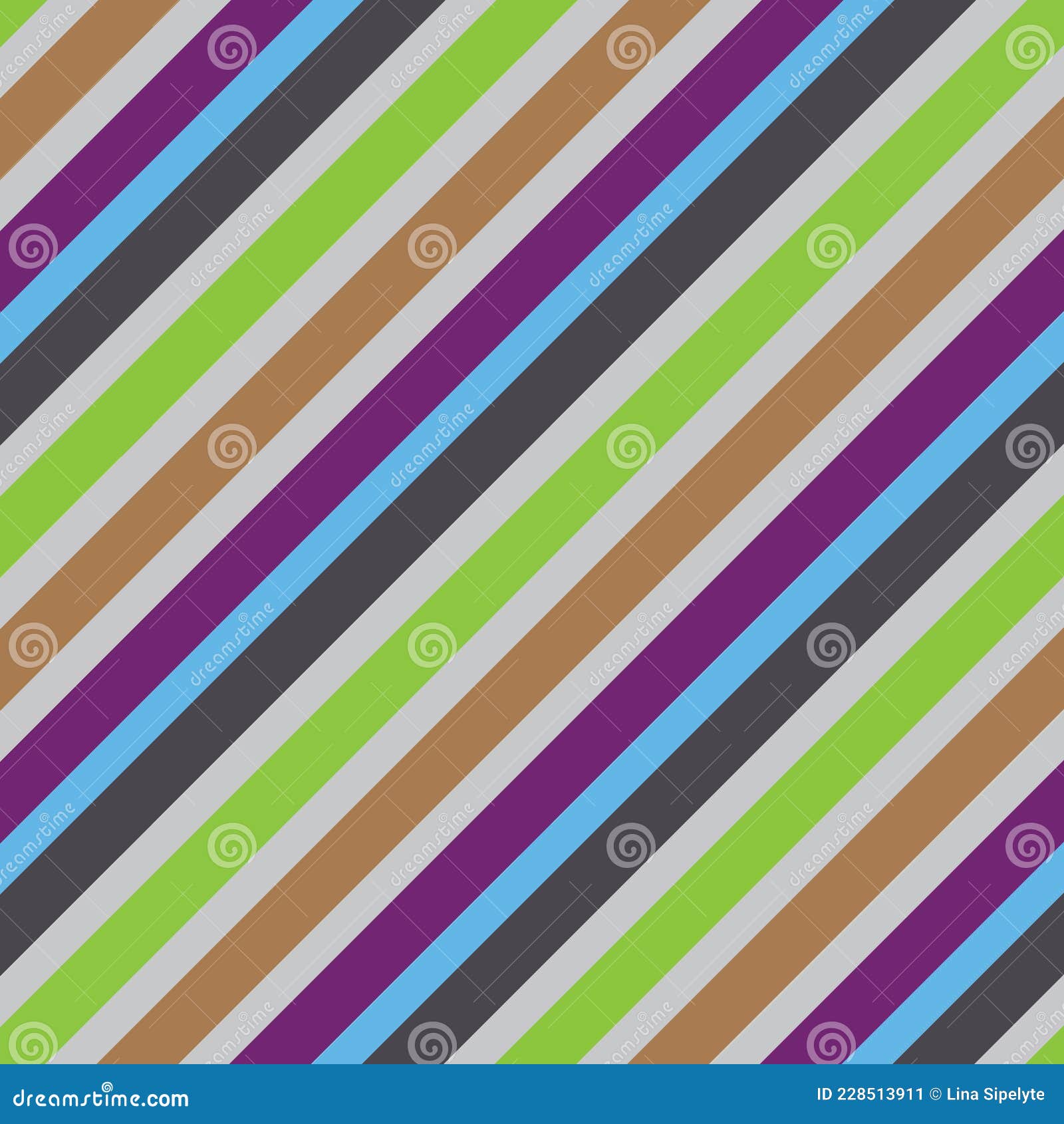Seamless Colourful Diagonal Stripes Wallpaper Pattern Stock Vector ...