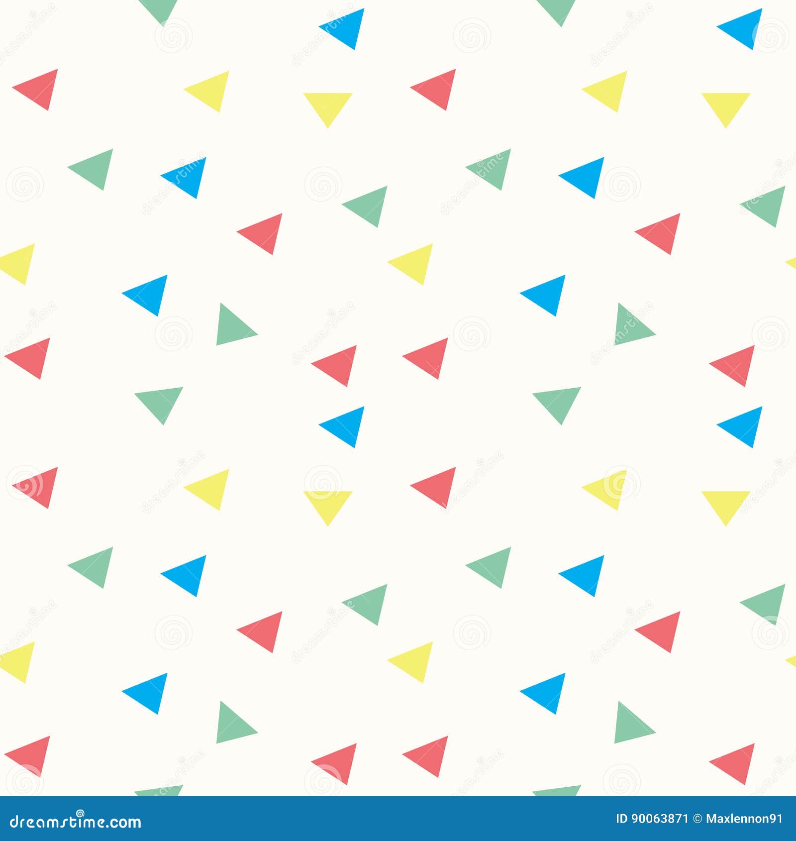 Seamless Colourful Geometric Pattern Stock Vector - Illustration of ...