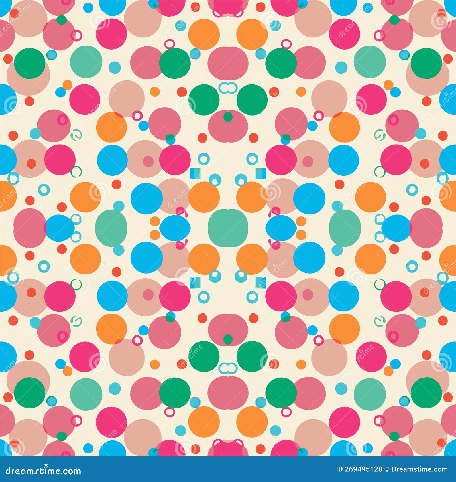 Seamless Colourful Pattern Background Stock Vector - Illustration of ...